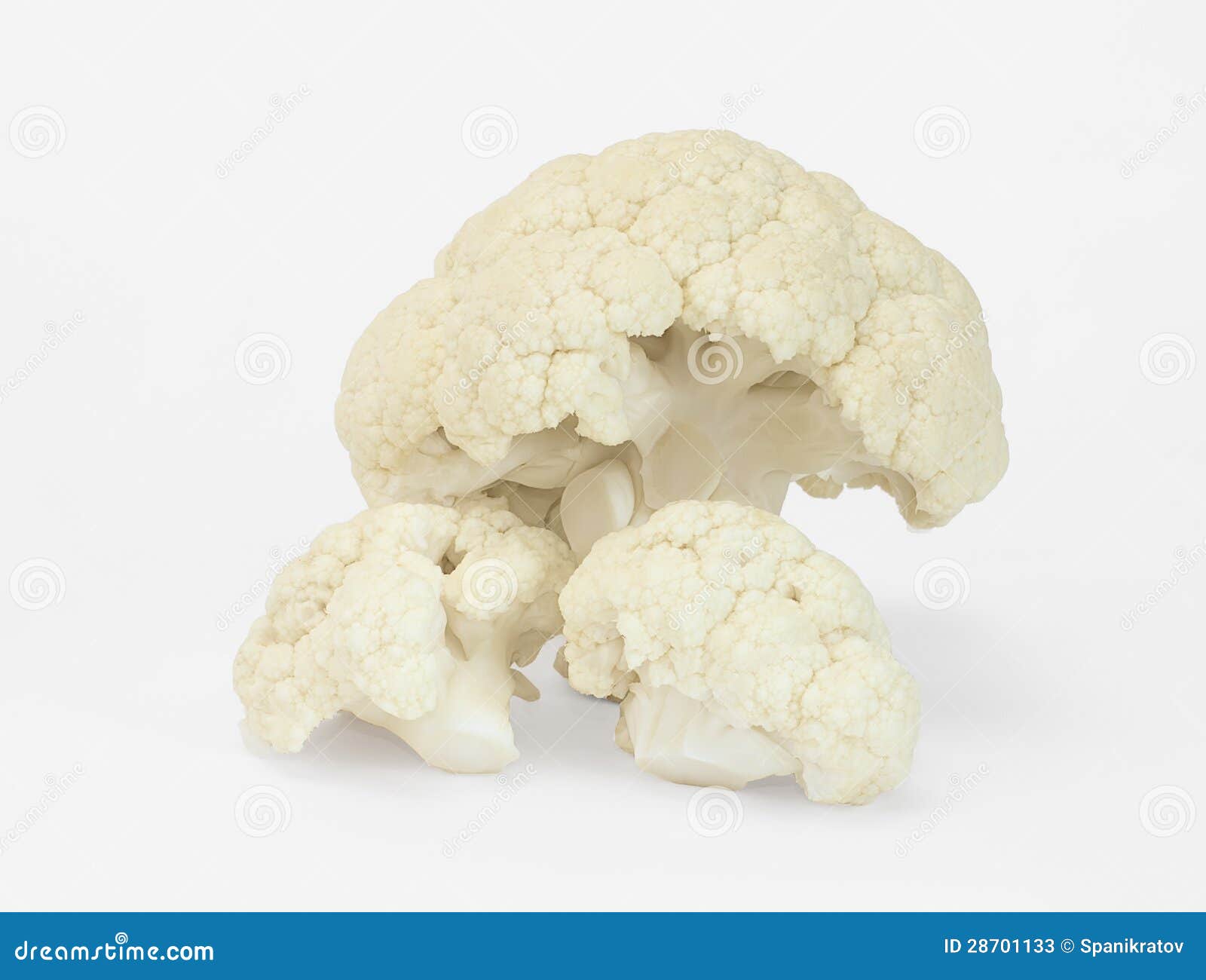 Inflorescence of Cauliflower Stock Image - Image of vegetables, piece ...