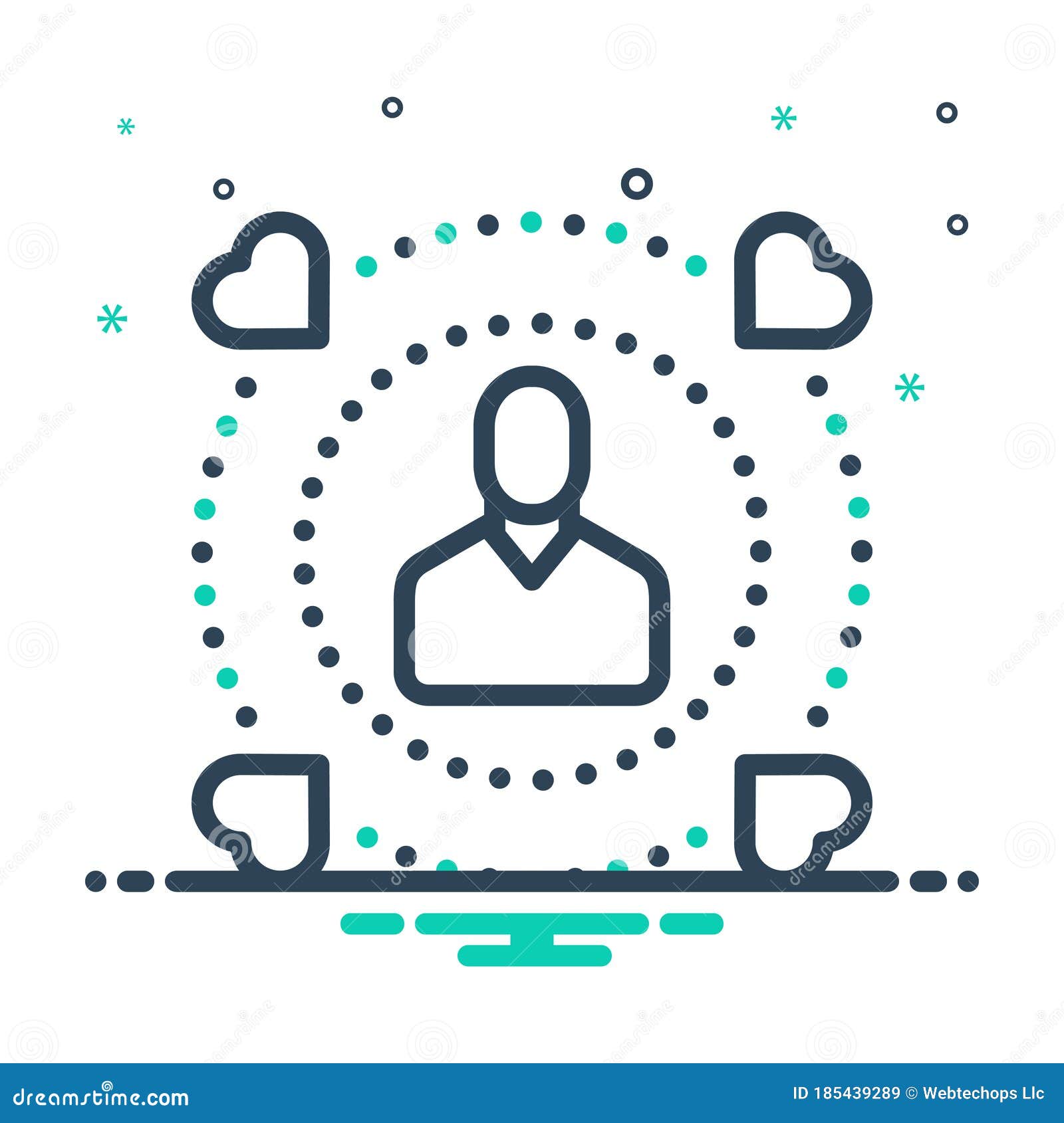Mix Icon for Influence, Affect and Impact Stock Vector - Illustration ...