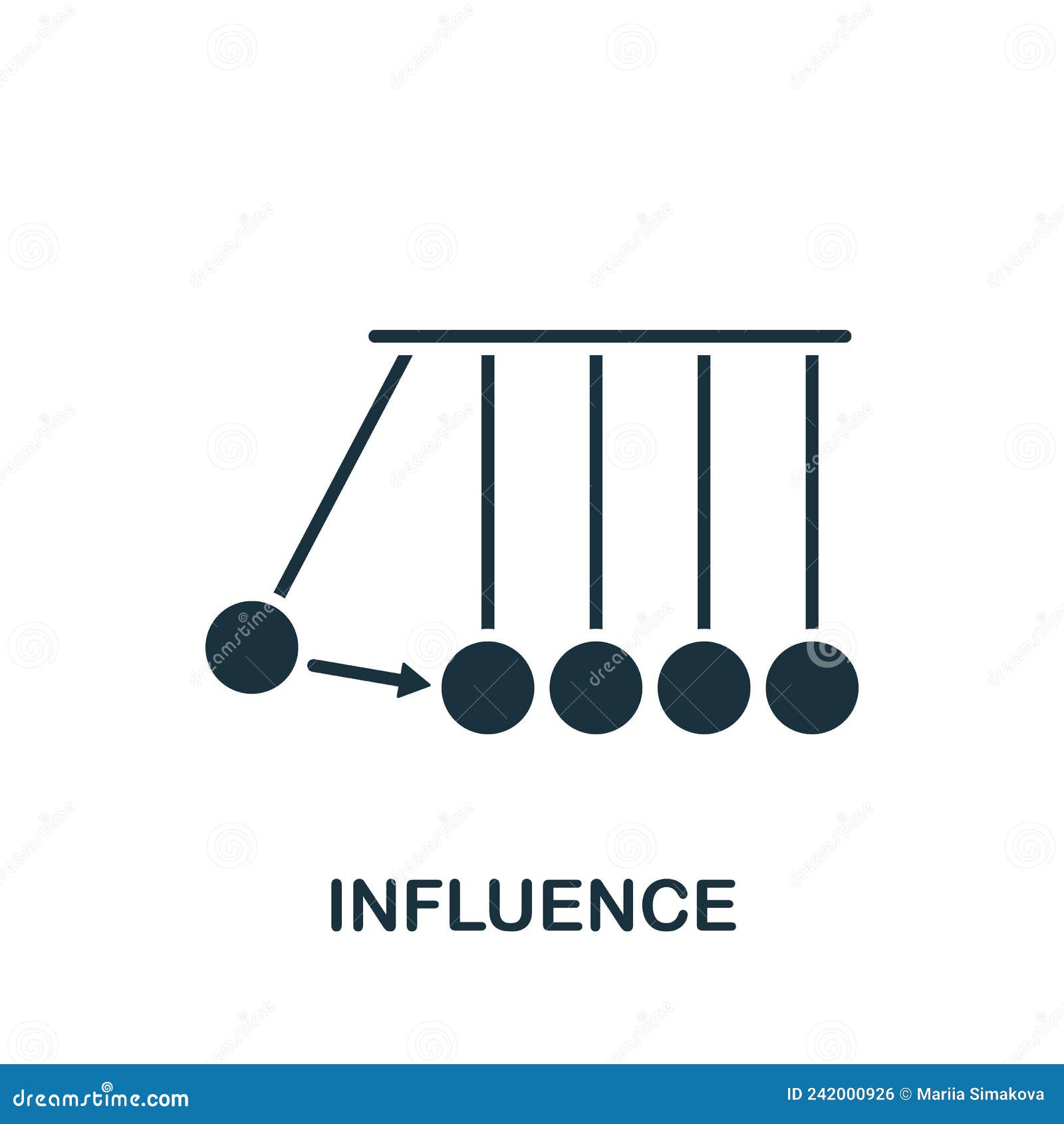 Influence Icon. Monochrome Simple Icon for Templates, Web Design and ...