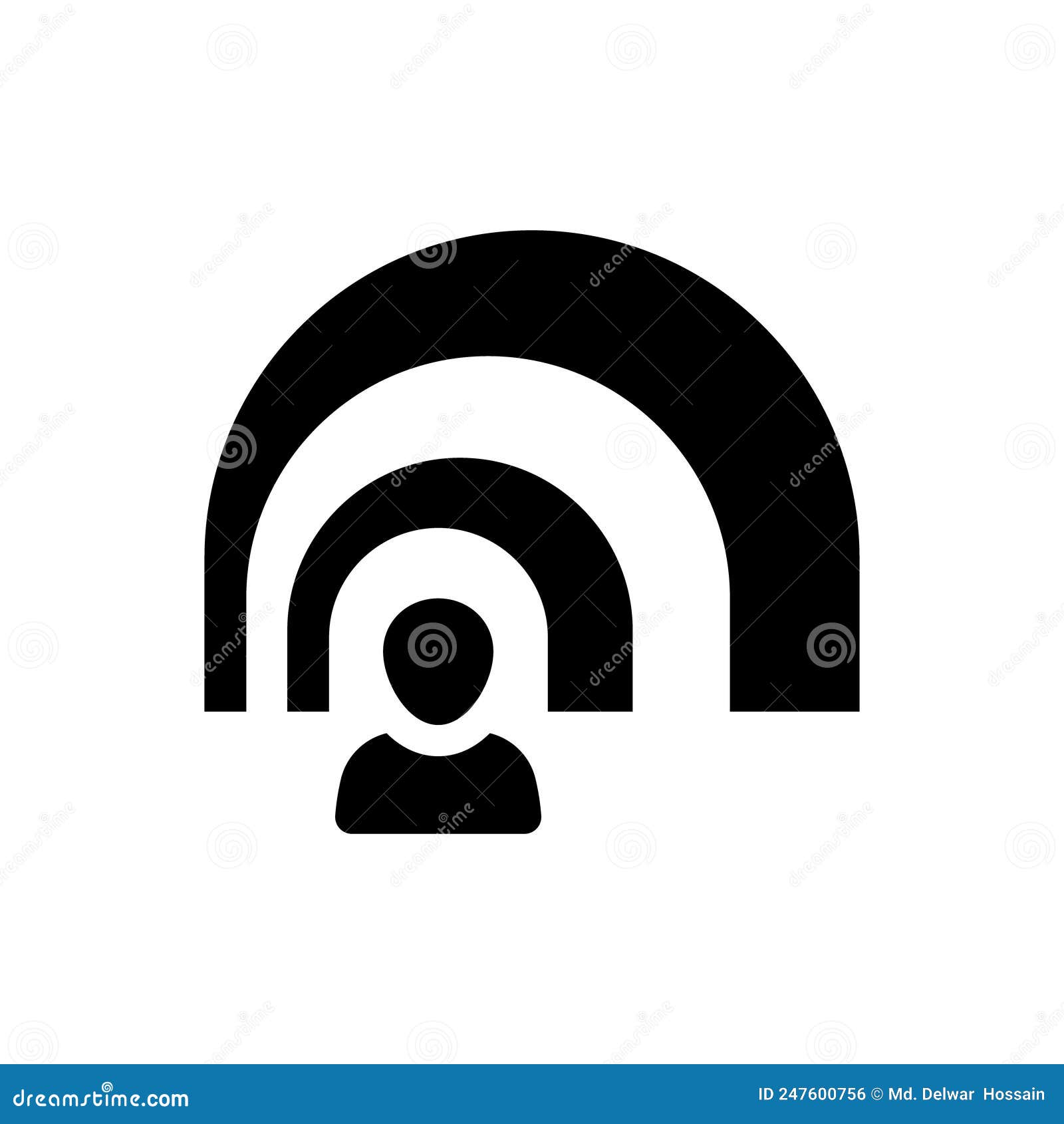 Influencer scale icon stock vector. Illustration of sign - 247600756