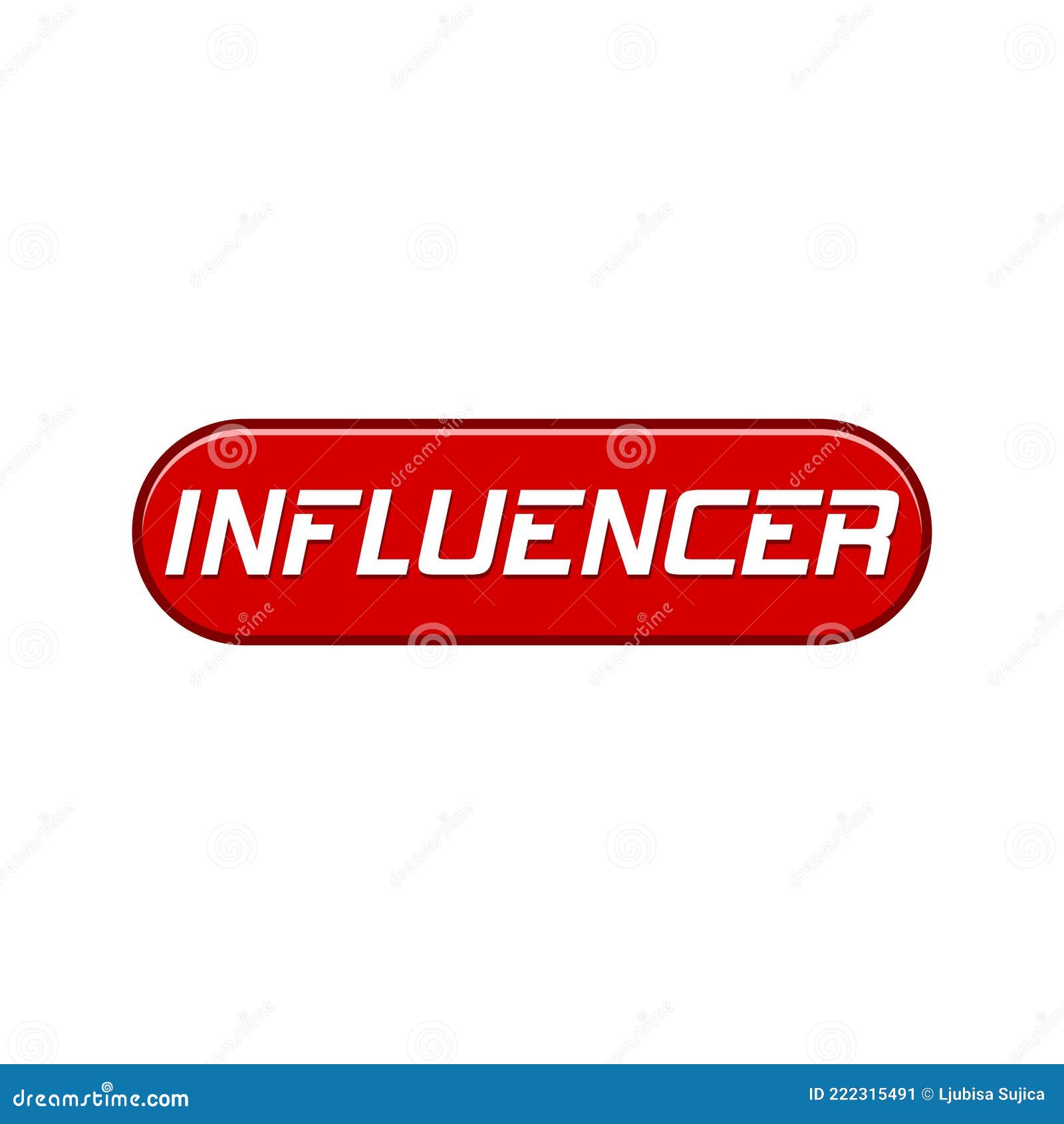 Influencer Sign. Influencer Grunge Stamp. Vector Illustration ...