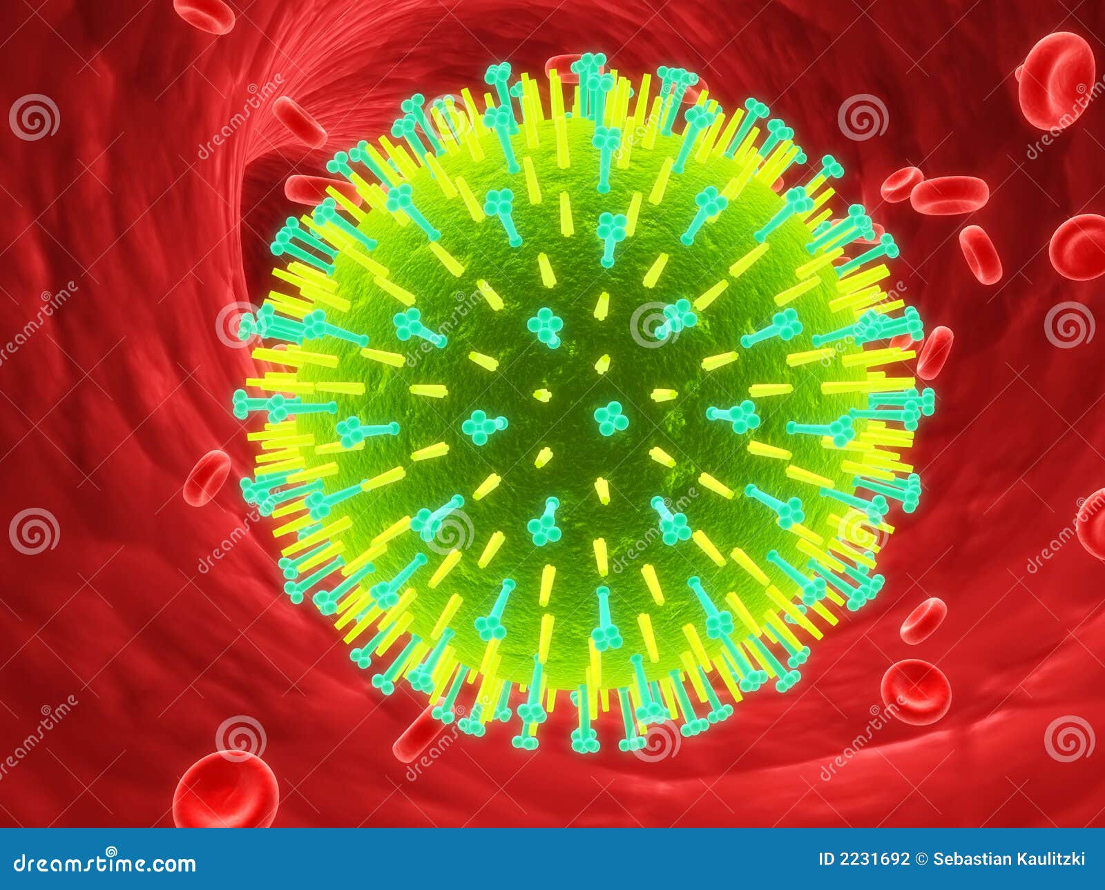 Influenza Virus Royalty-Free Stock Photo | CartoonDealer.com #6731271