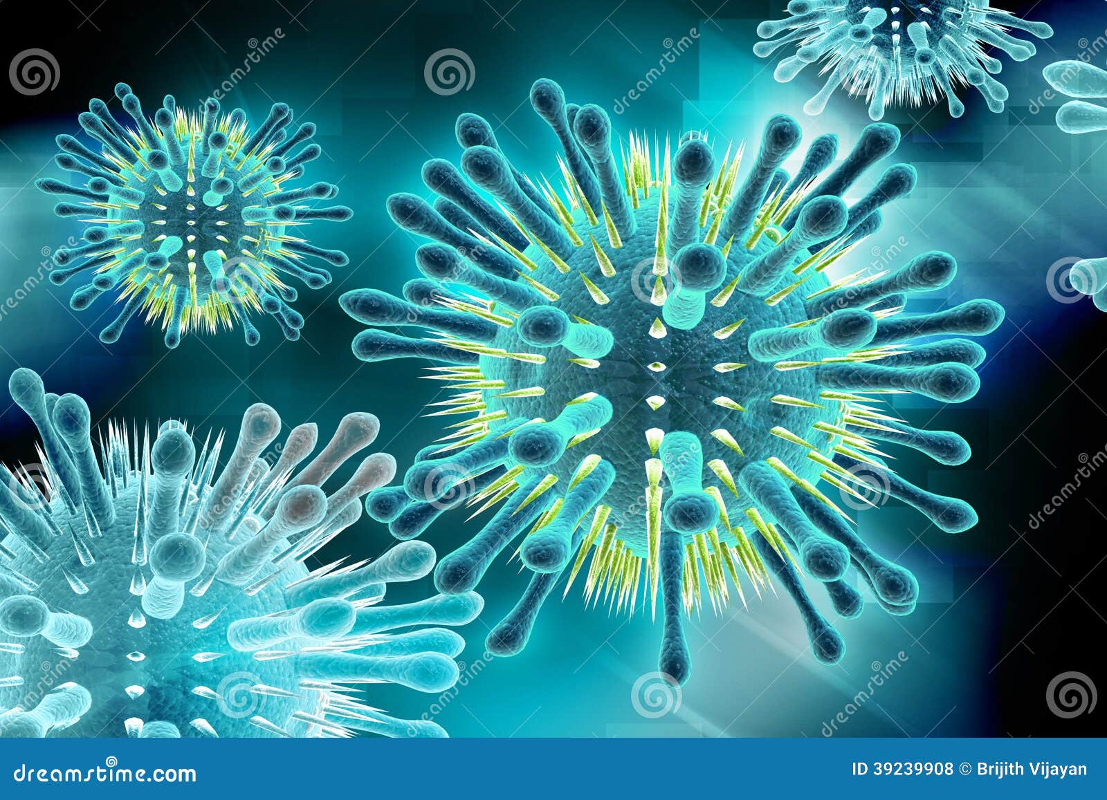 Influenza virus stock photo. Image of blood, human, antivirus - 39239908