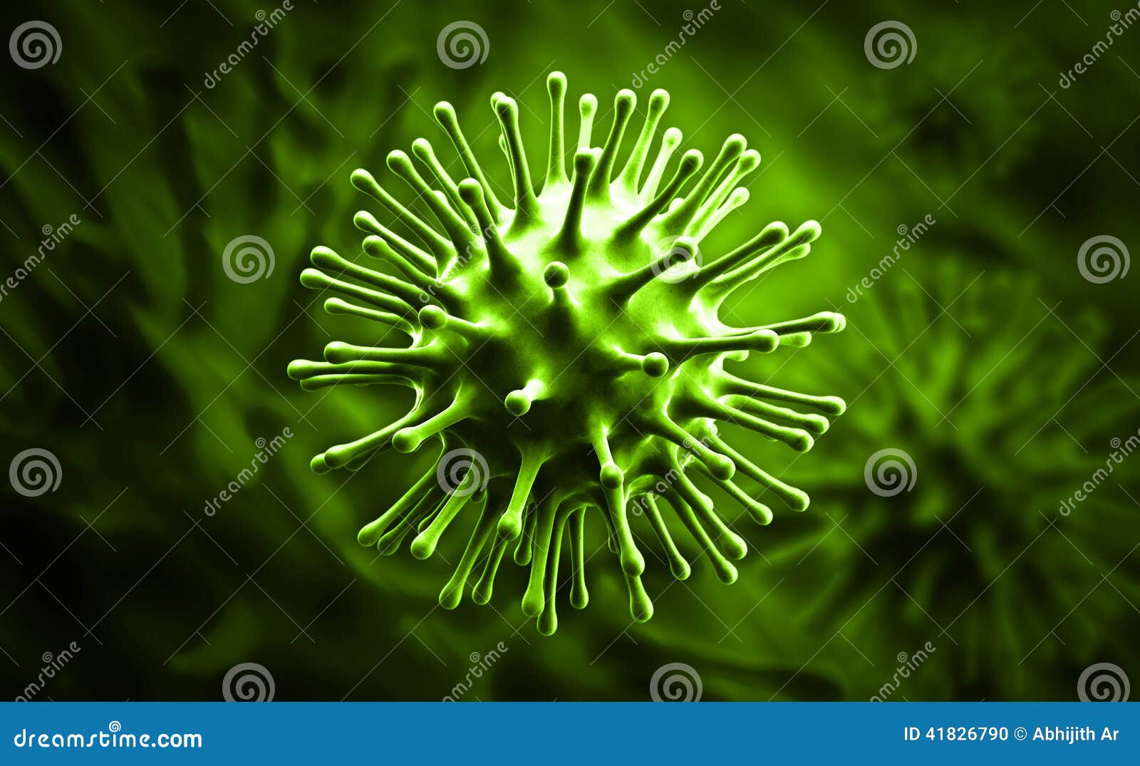 Influenza virus stock illustration. Illustration of micro - 41826790