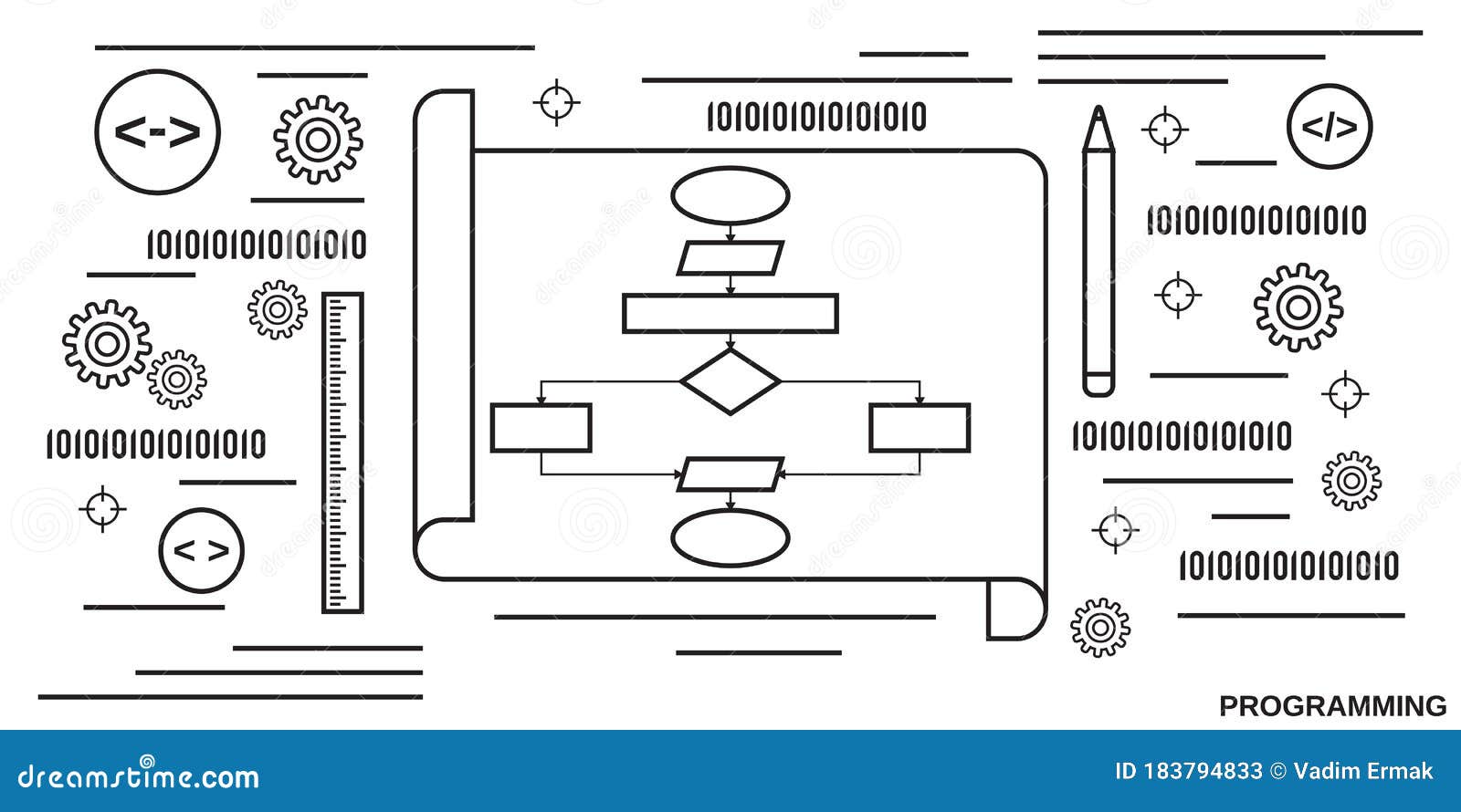 Program Coding Application Development Algorithm Optimization Vector 2258