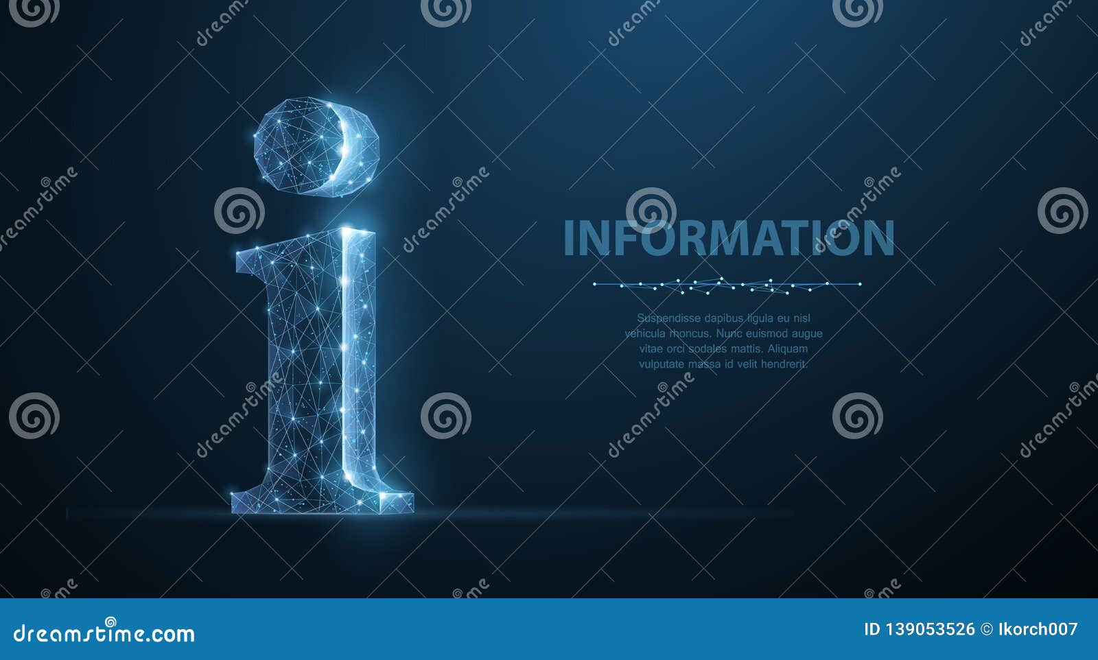 Info. Abstract Vector 3d Info Sign Isolated on Blue Background Stock ...