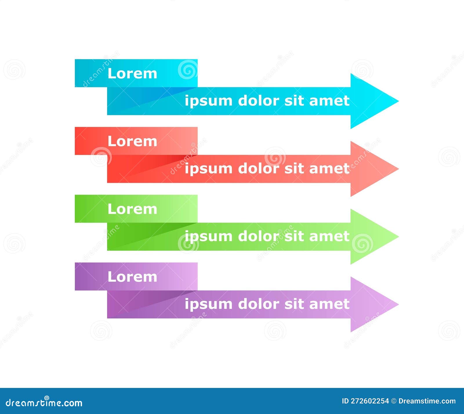 Info arrows concept stock vector. Illustration of flat - 272602254