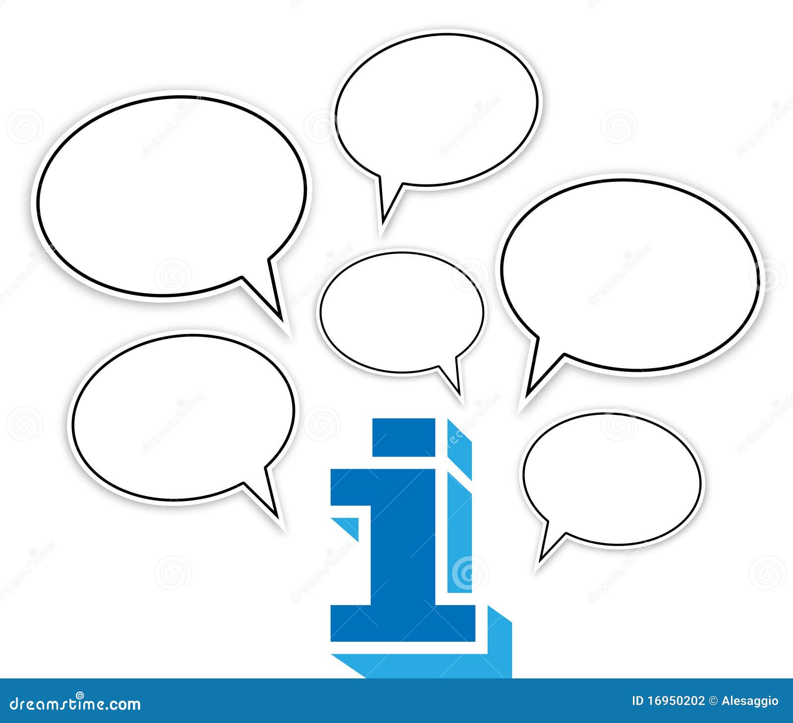Info bubbles stock vector. Illustration of abstract, confusion - 16950202