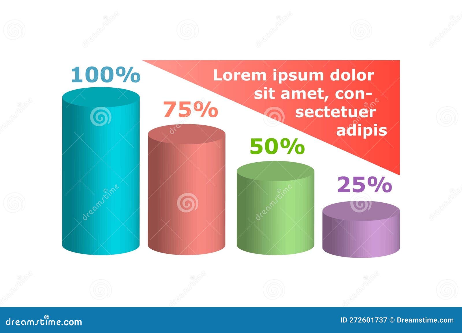 Info columns concept stock illustration. Illustration of marketing ...