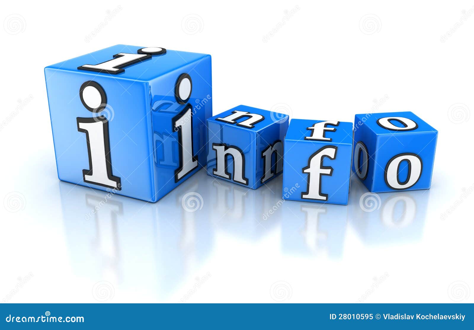 Info cube stock illustration. Illustration of data, help - 28010595