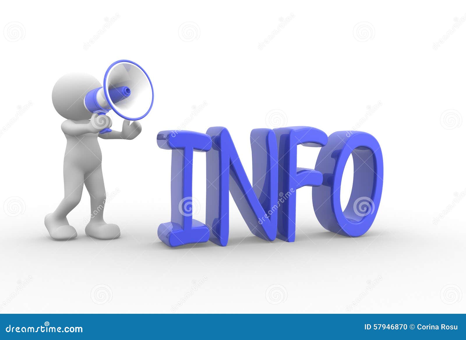 Info stock illustration. Illustration of idea, message - 57946870