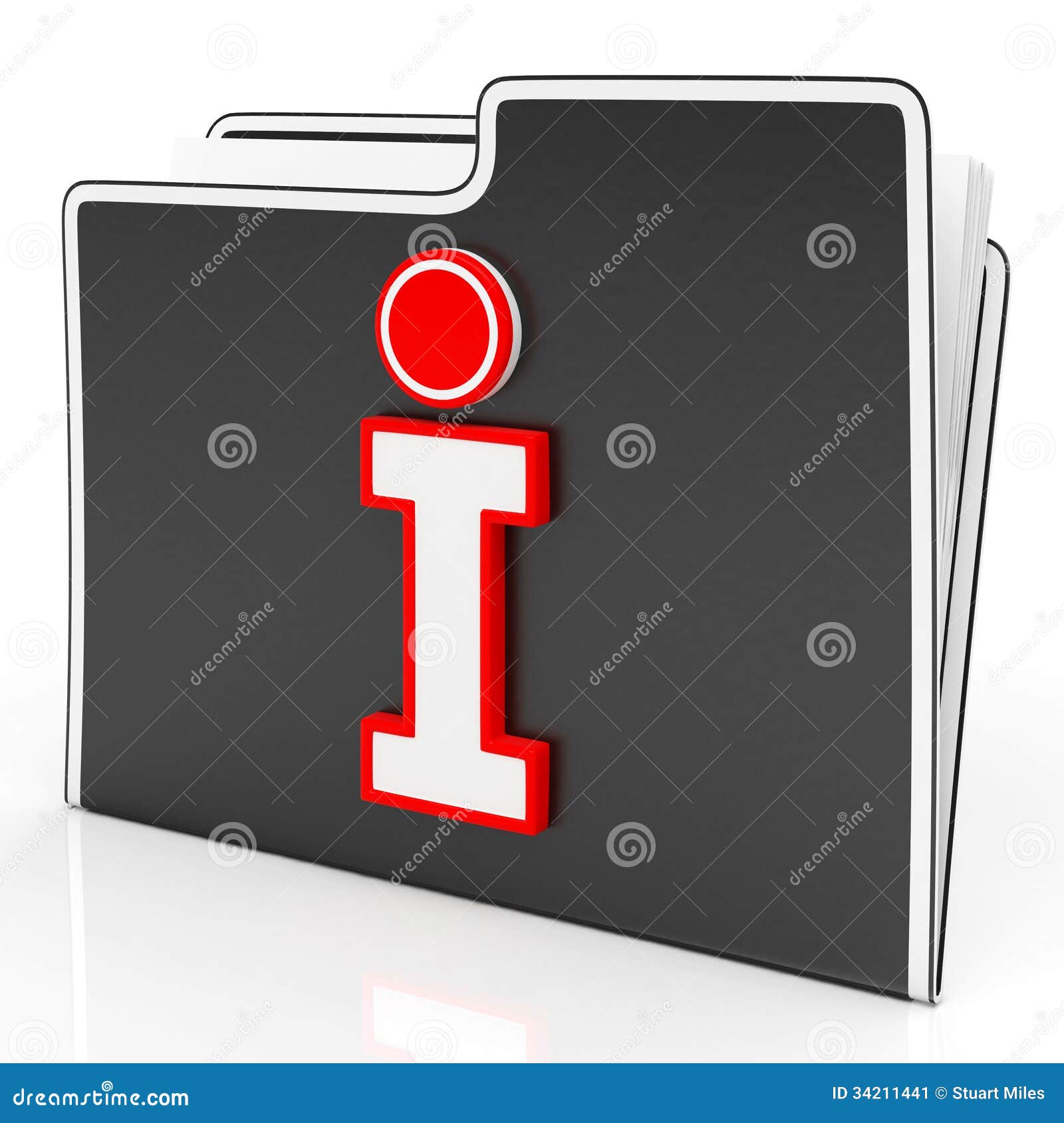 Info on File Shows Information Stock Illustration - Illustration of ...