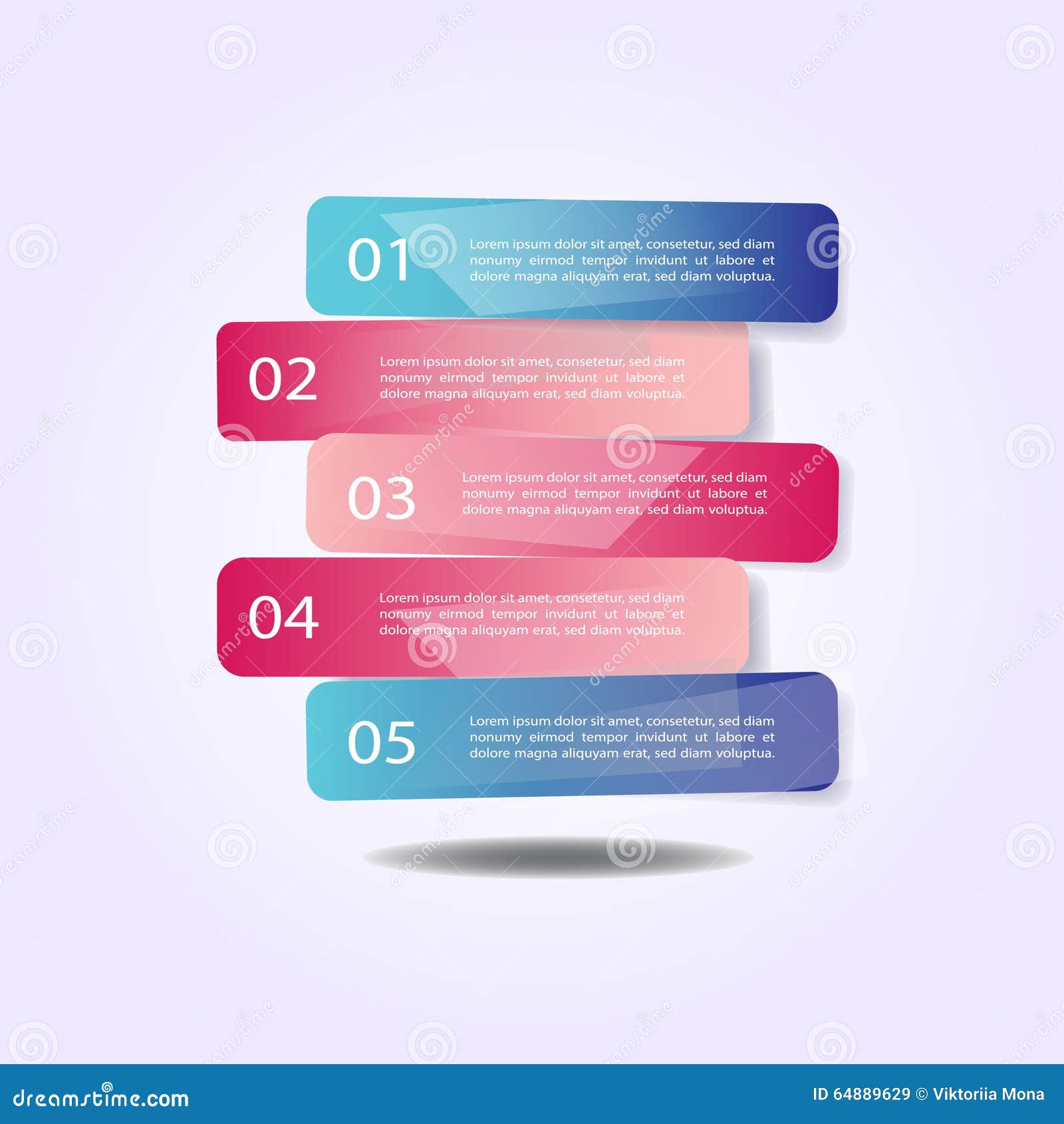 Info-graphic Banner. Vector Illustration Stock Vector - Illustration of ...