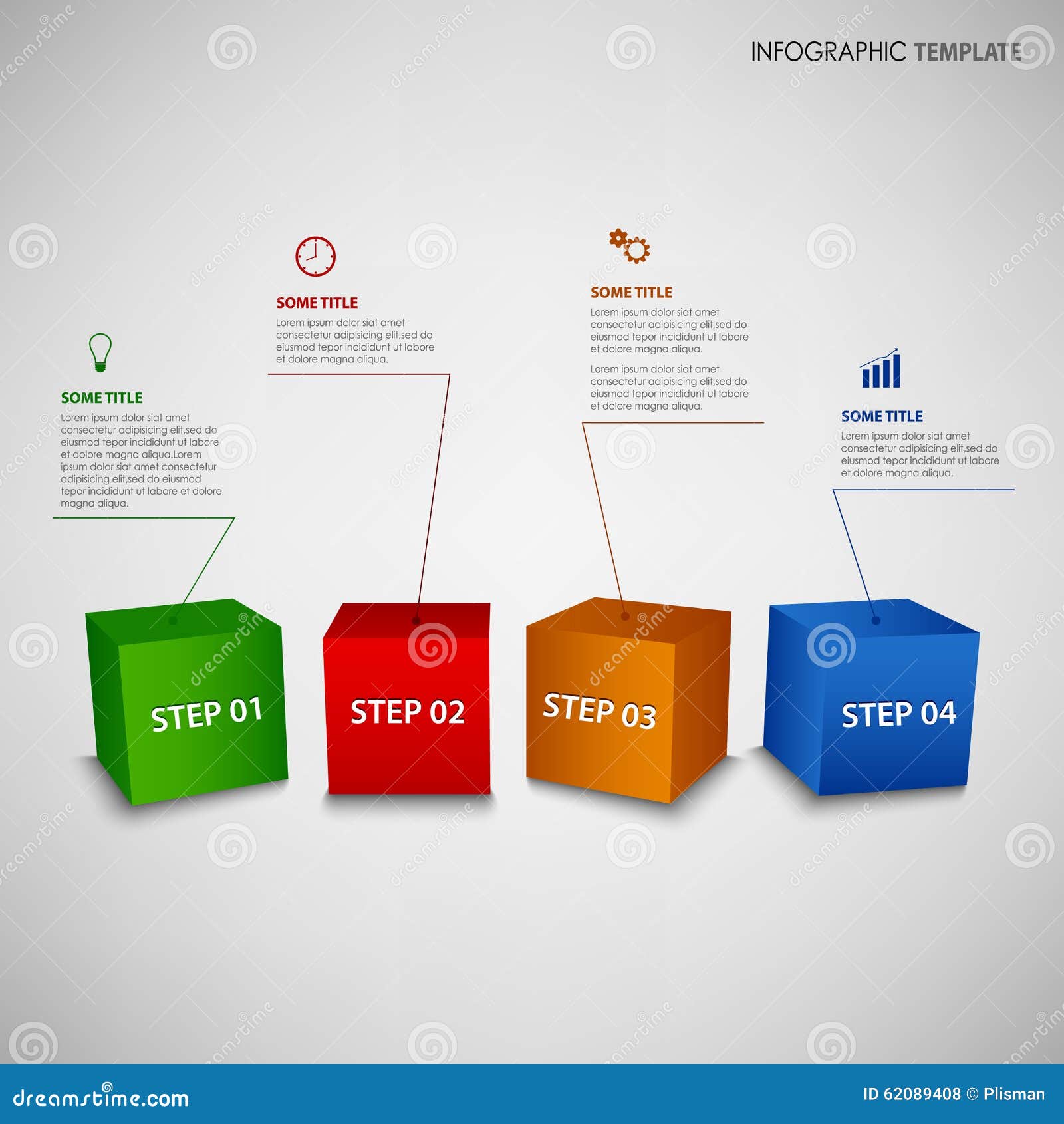 Red Cubes Template.Cube Background.3D Cubes Illustration ...