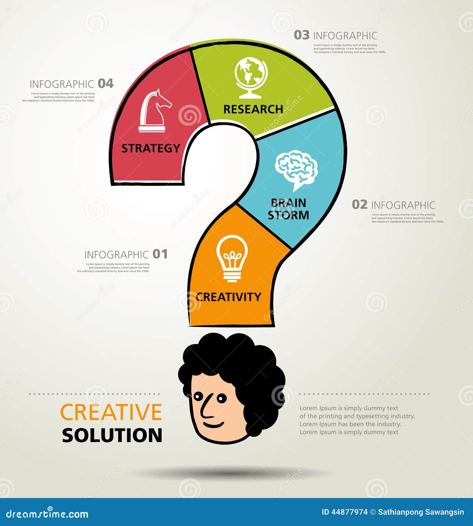 Info Graphic Design, Solution, Business Stock Vector - Illustration of ...