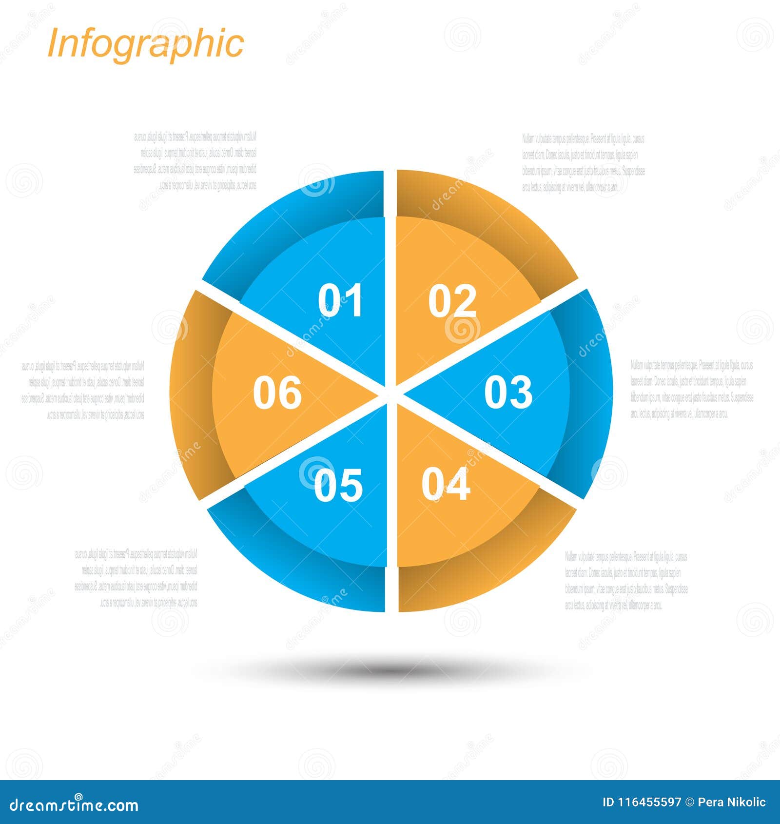 Info-graphic Design Template. Stock Vector - Illustration of office ...