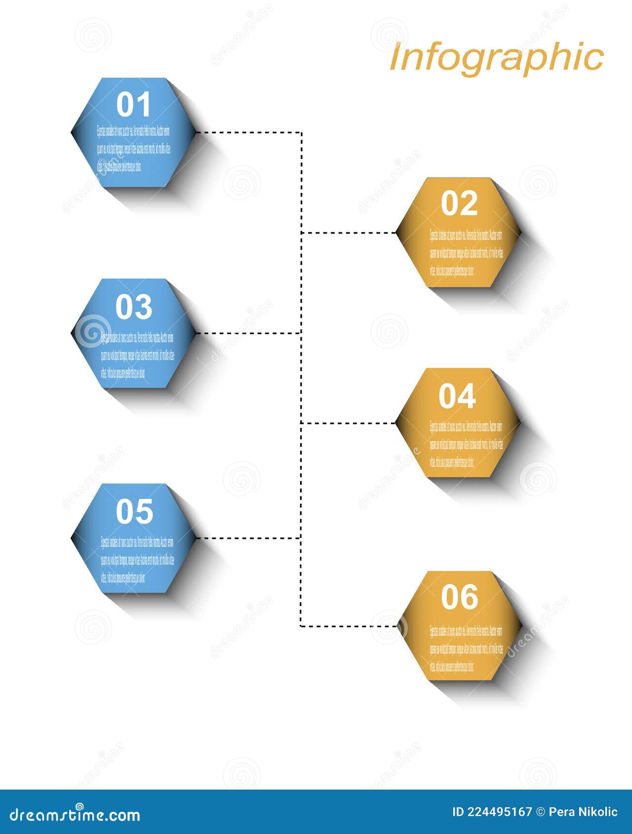 Info-graphic Design Template. Stock Vector - Illustration of graph ...