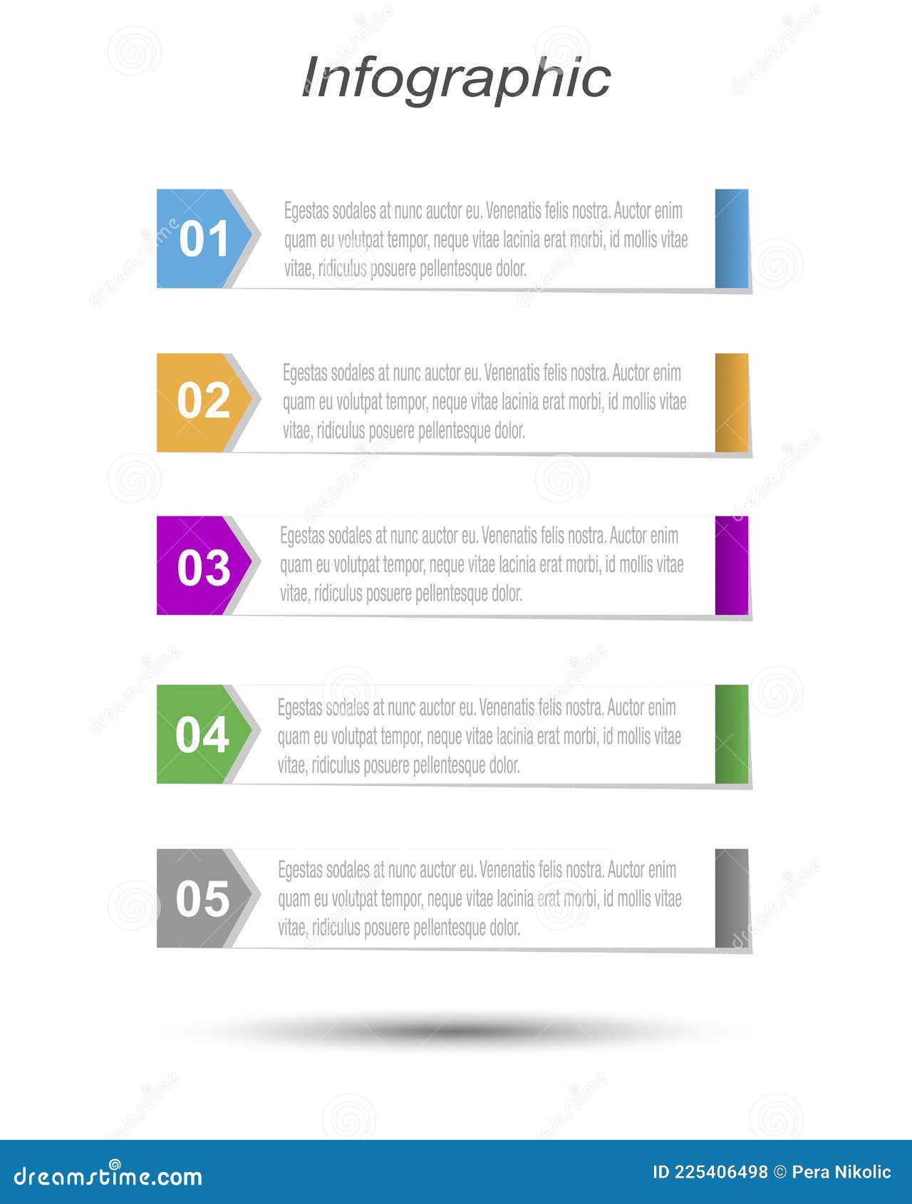 Infographics Banners for Web Layout. Stock Vector - Illustration of ...