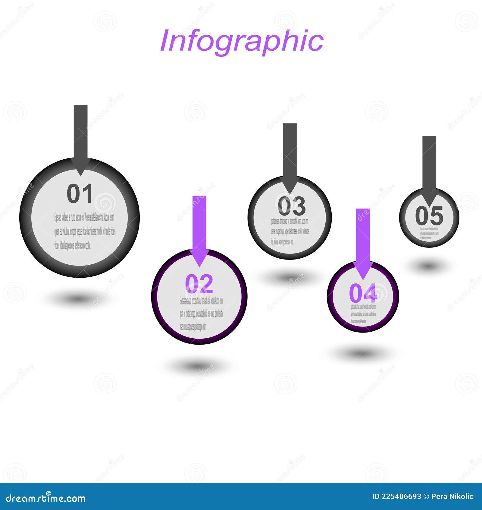 Info-graphic Display Template. Stock Vector - Illustration of graphics ...