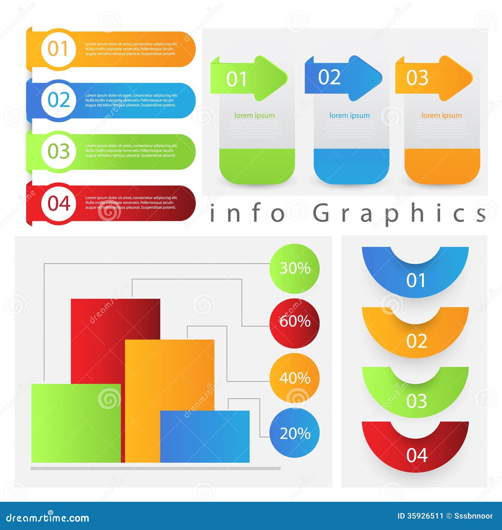 Info Graphic stock vector. Illustration of full, element - 35926511