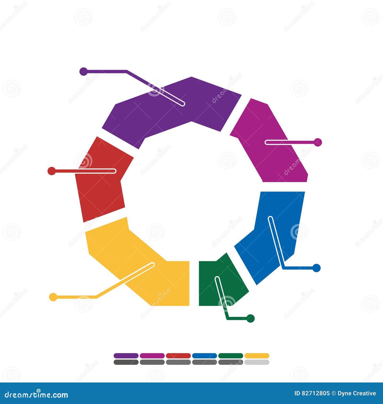 Info Graphic Flat Design Full Color, Graph Math Design Stock ...