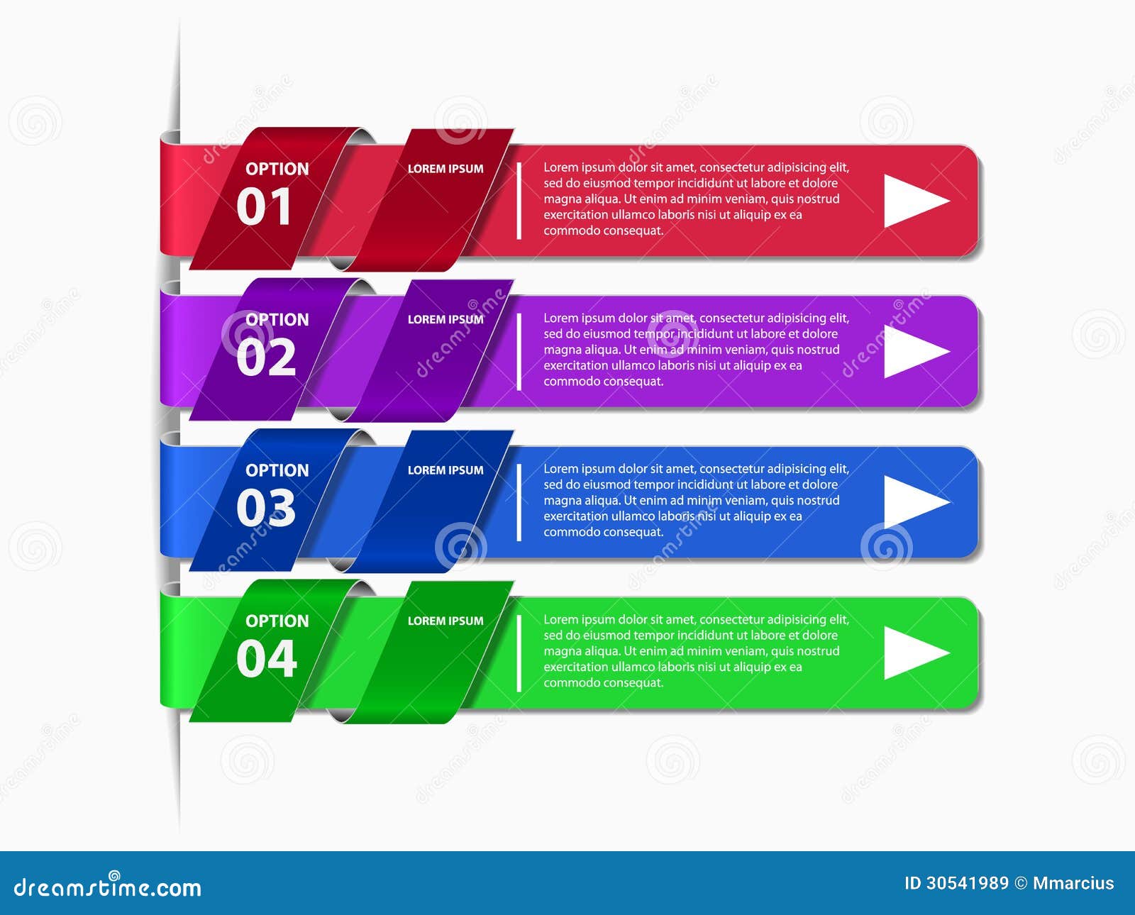 Info Graphic Options Banner Stock Vector - Illustration of business ...