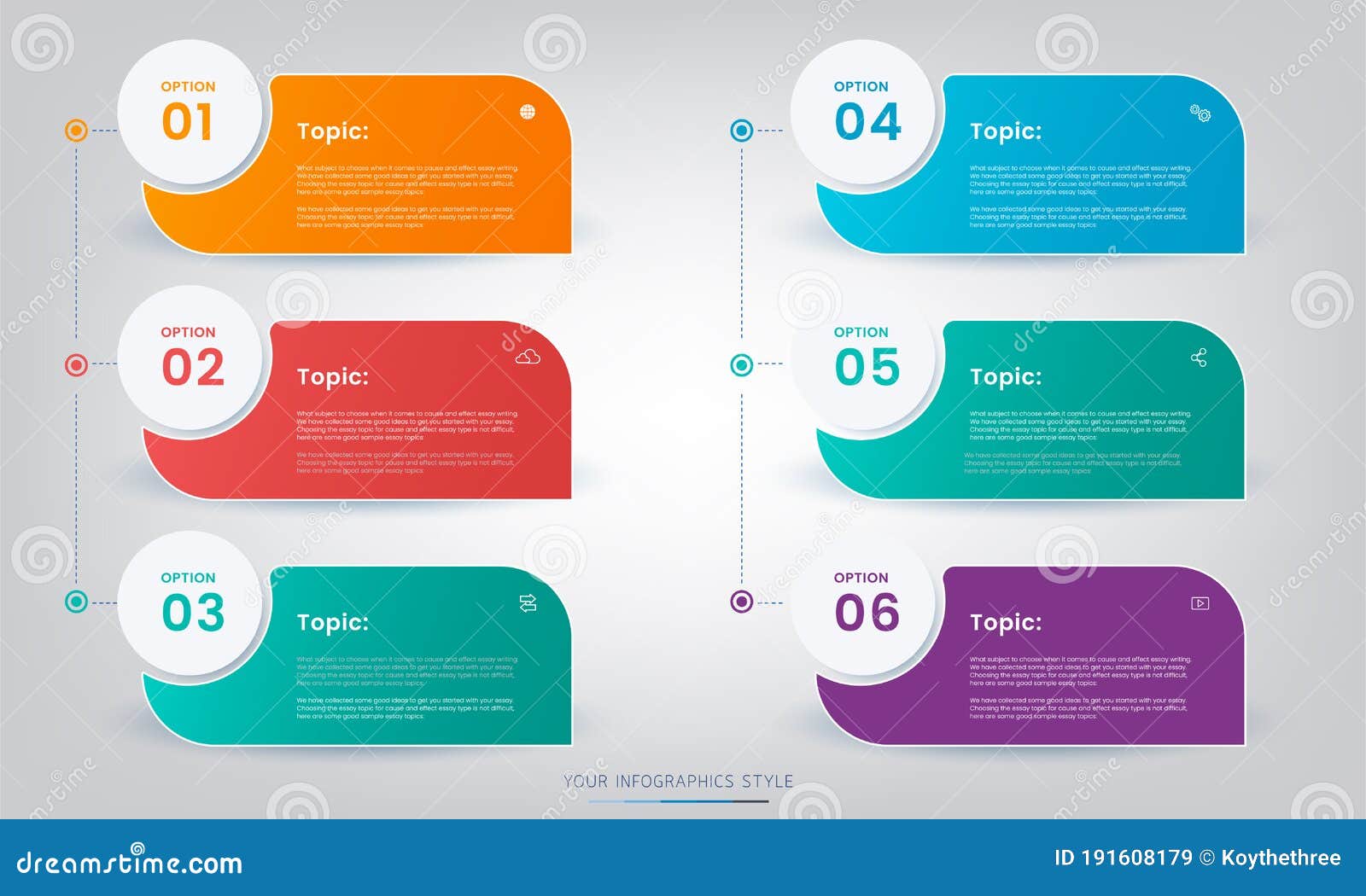 Info Panels UI Elements Kit Vector Illustration | CartoonDealer.com ...