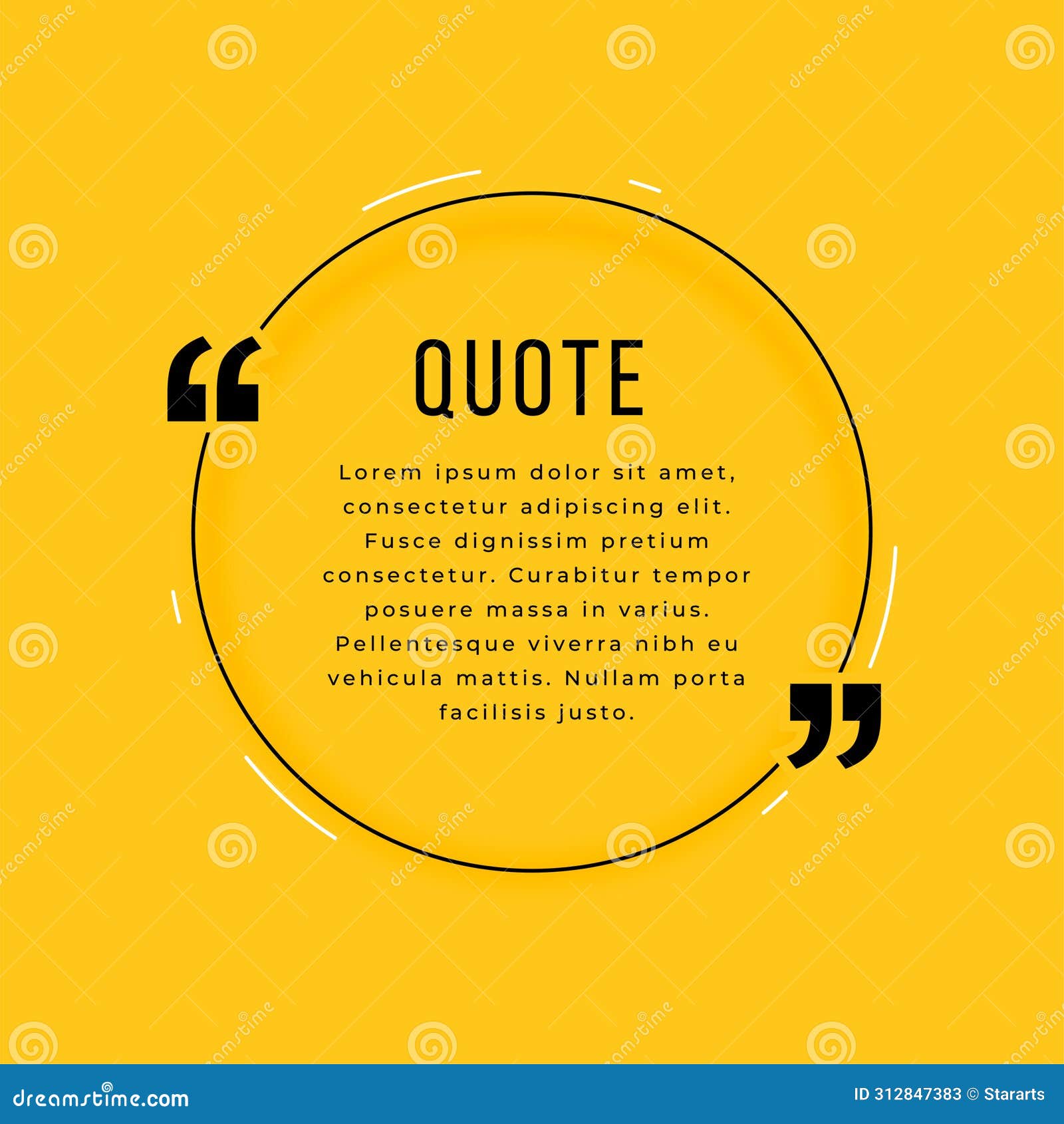 Info Graphic Social Post Background for Quotes and Comment Stock Vector ...