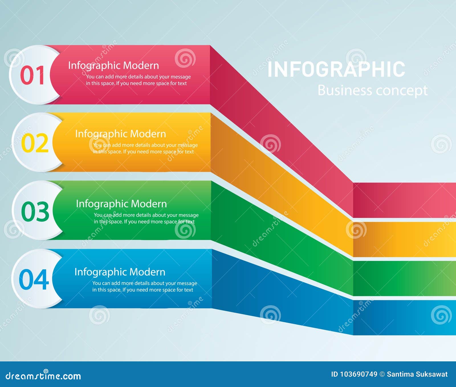 Info Graphic Vector Template With 4 Options. Can Be Used For Web ...