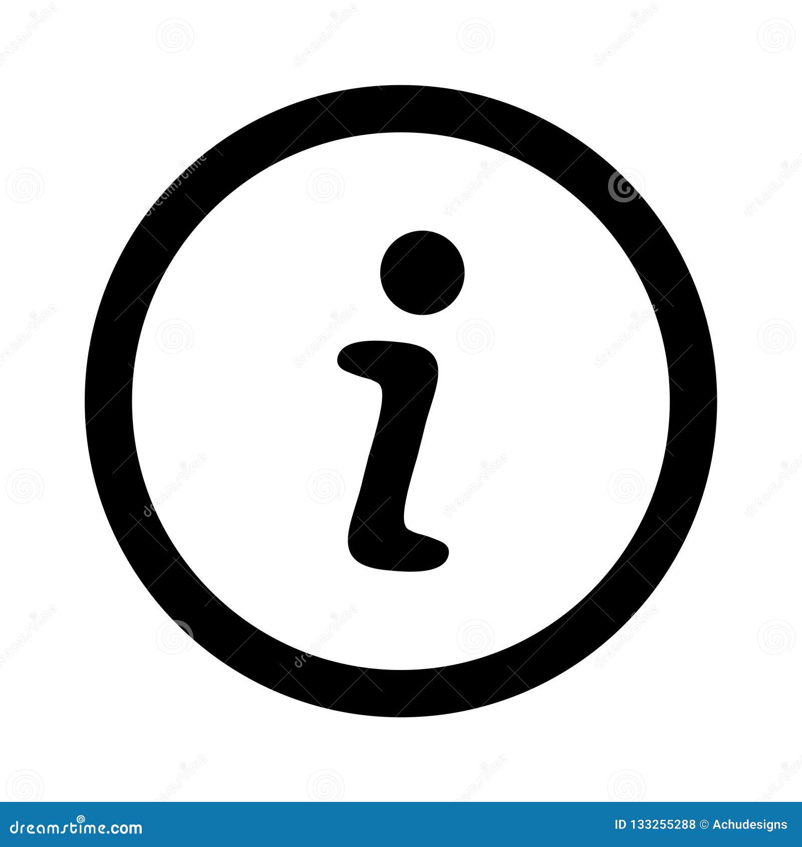 Info icon stock vector. Illustration of business, centre - 133255288