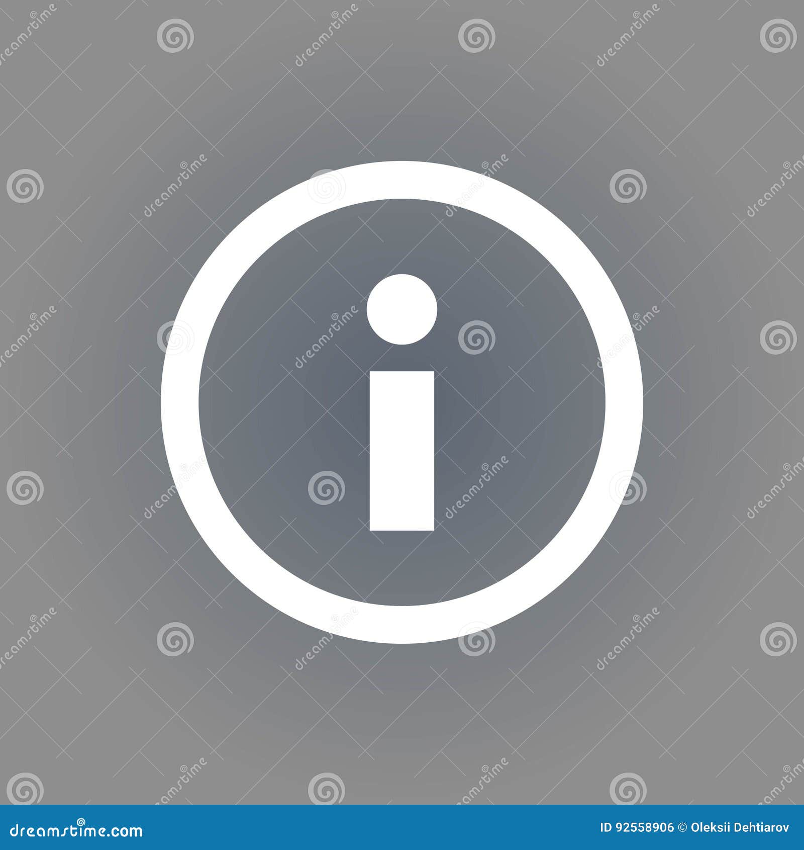 Info Icon Stock Vector Illustration Flat Design Stock Vector ...