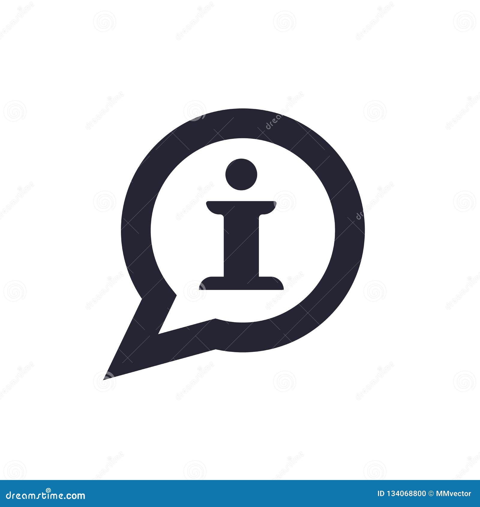 Info Icon Vector Sign and Symbol Isolated on White Background, Info ...