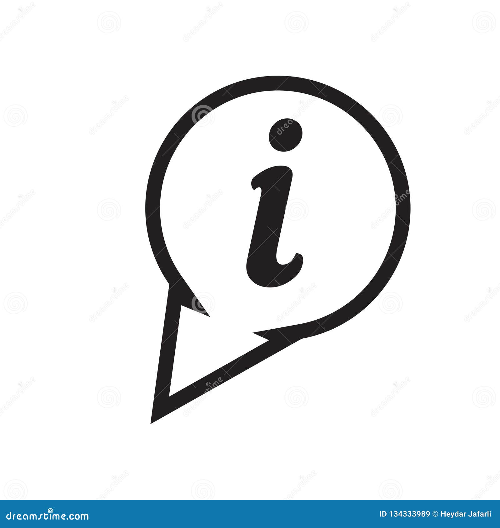 Info Icon Vector Sign and Symbol Isolated on White Background, Info ...