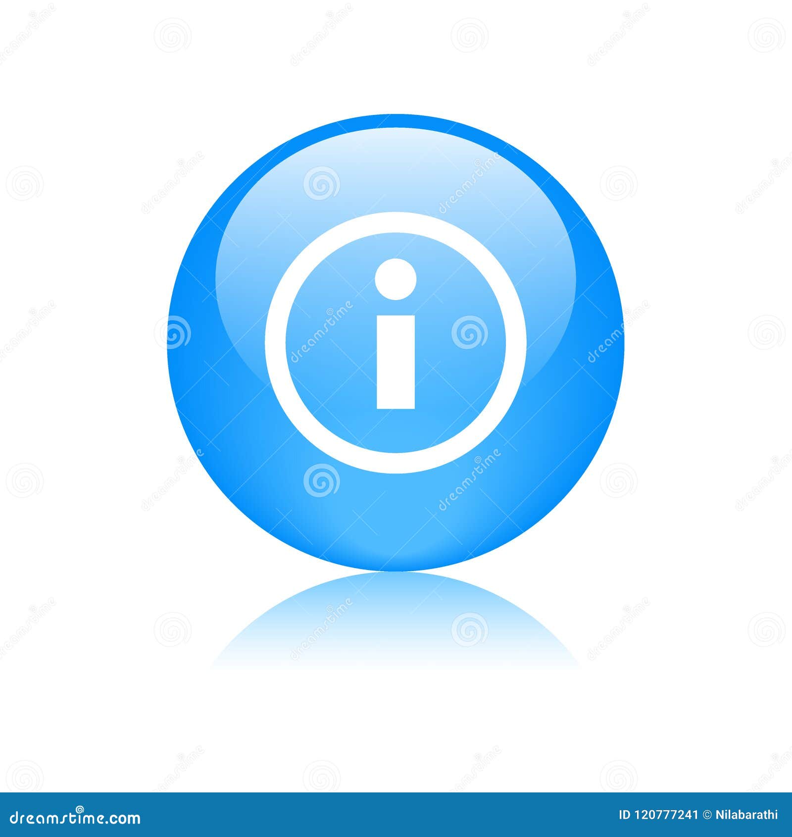 Info icon web button blue stock illustration. Illustration of advice ...