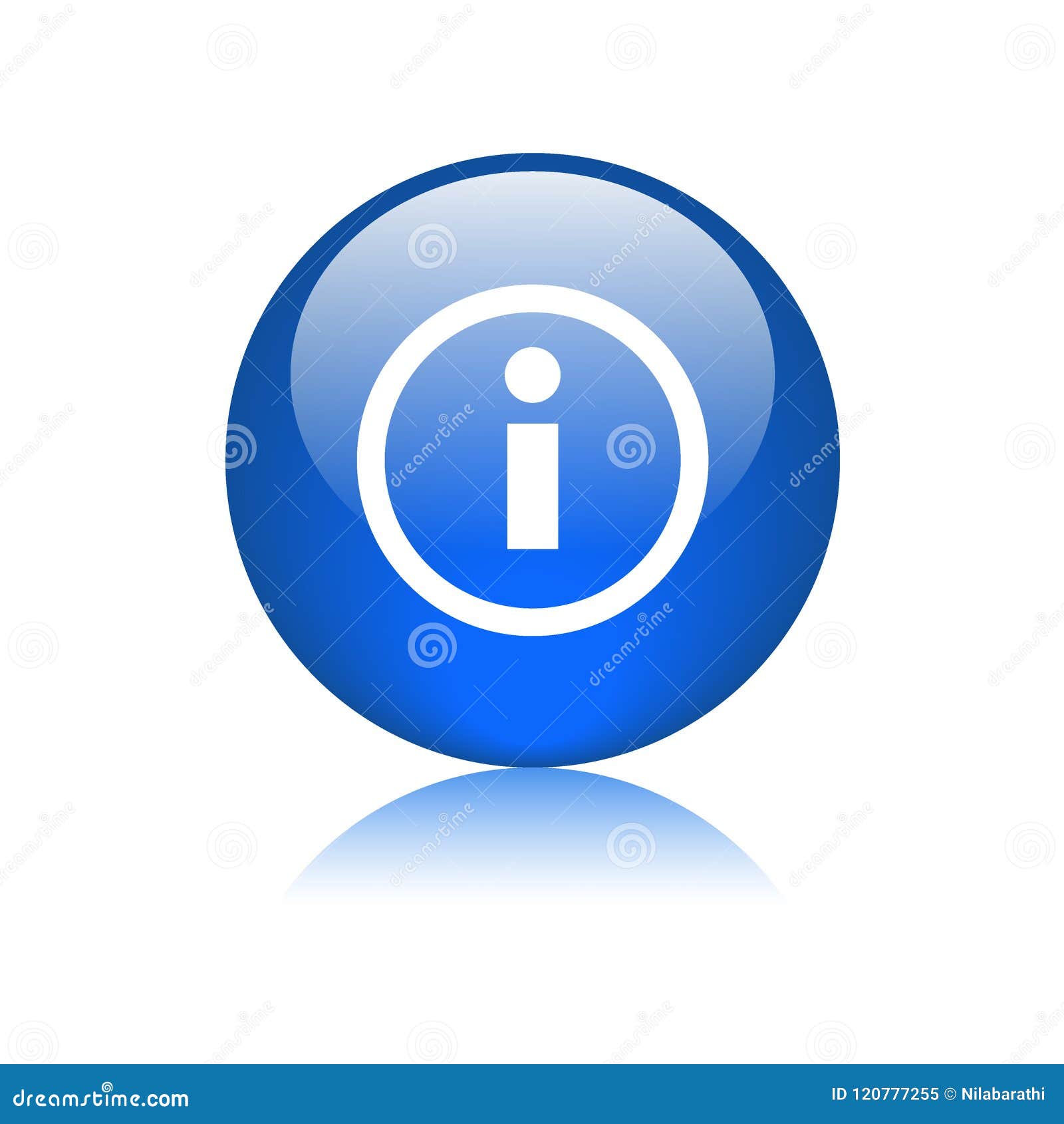 Info icon web button blue stock illustration. Illustration of aboutus ...