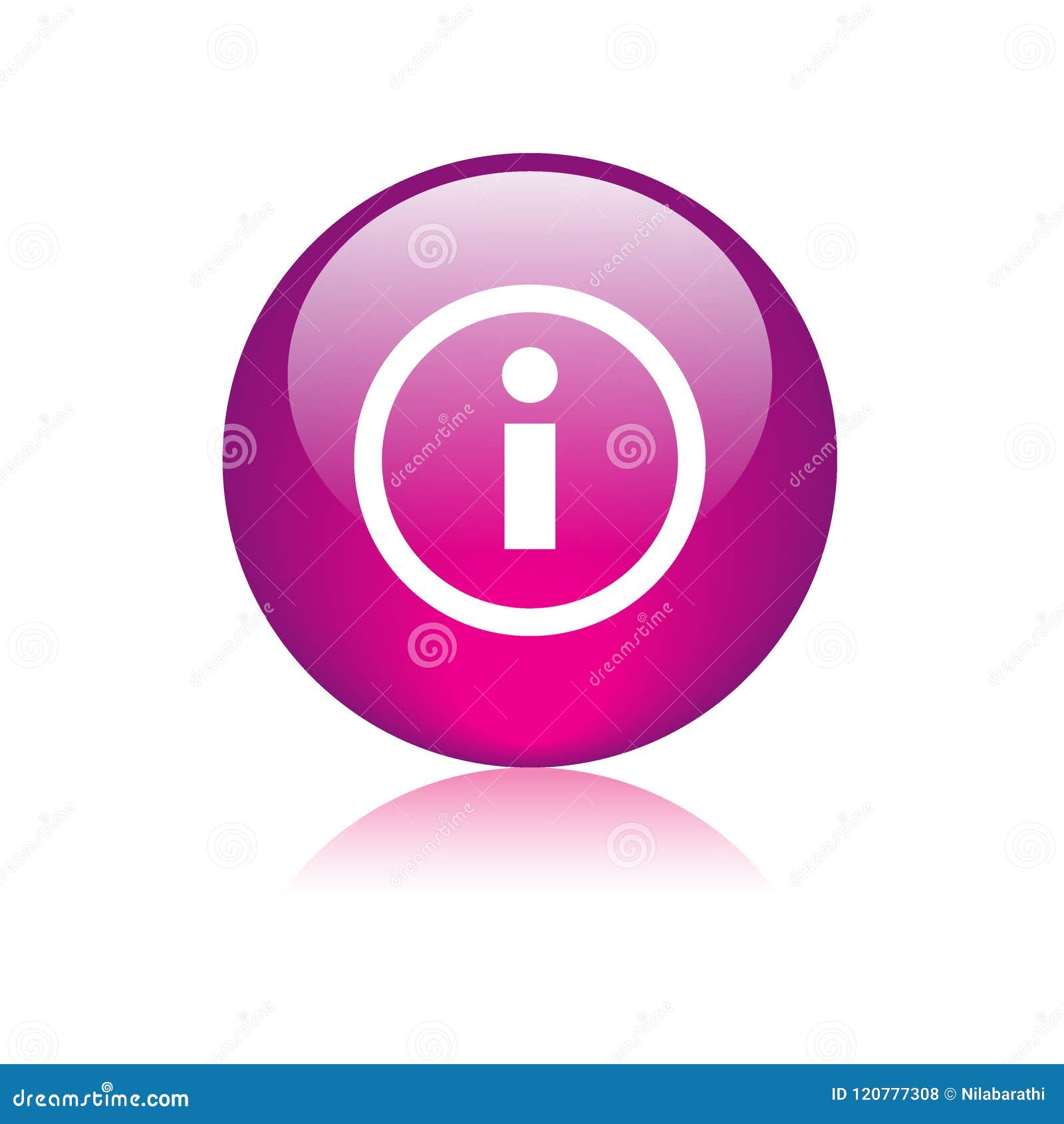 Info icon web button pink stock illustration. Illustration of button ...