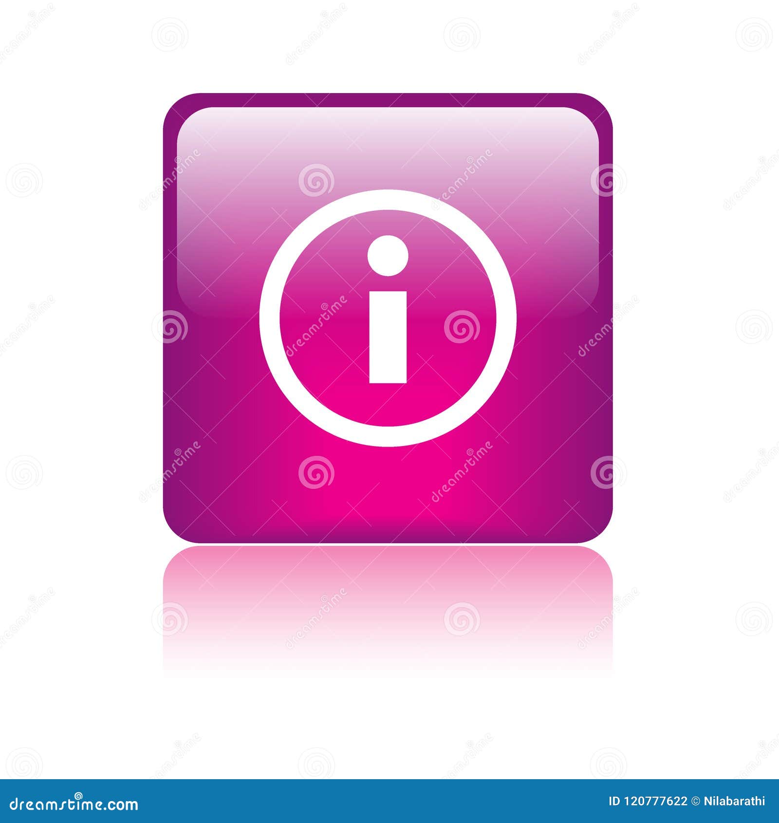 Info icon web button pink stock illustration. Illustration of doubt ...