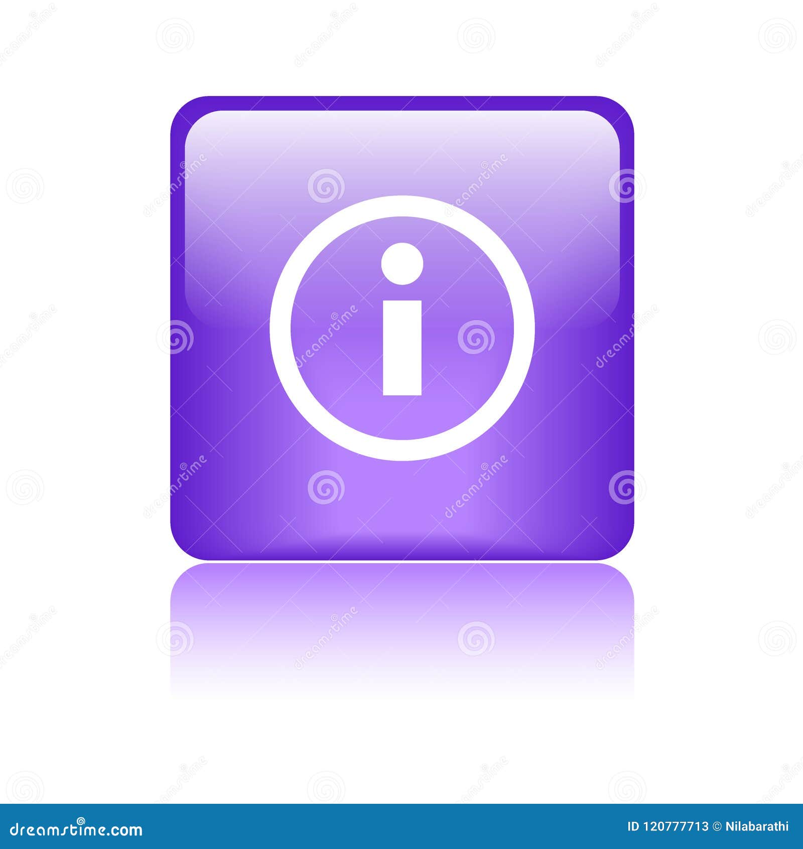 Info Icon Web Button Purple Stock Illustration - Illustration of ...