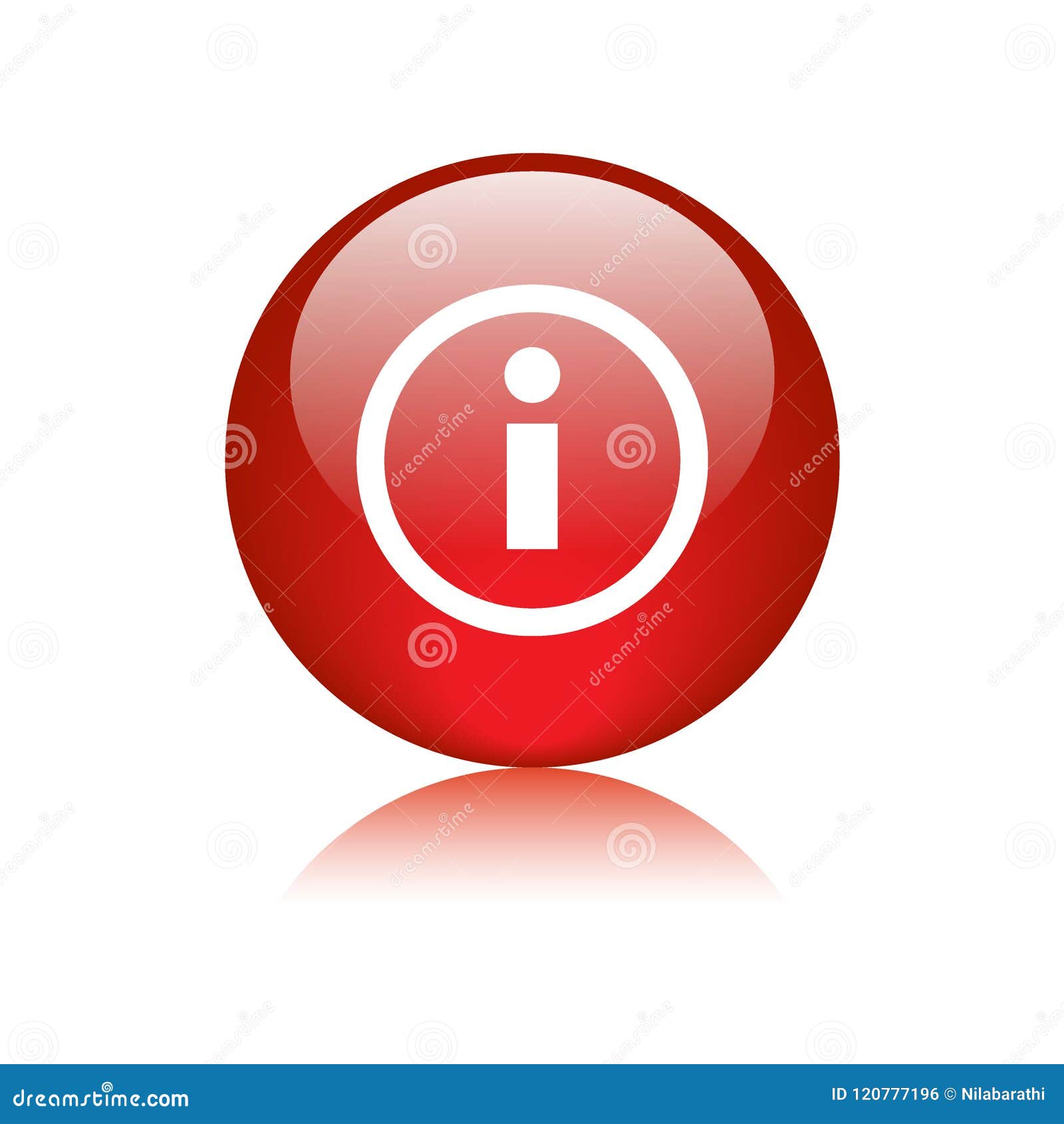 Info icon web button red stock illustration. Illustration of concept ...
