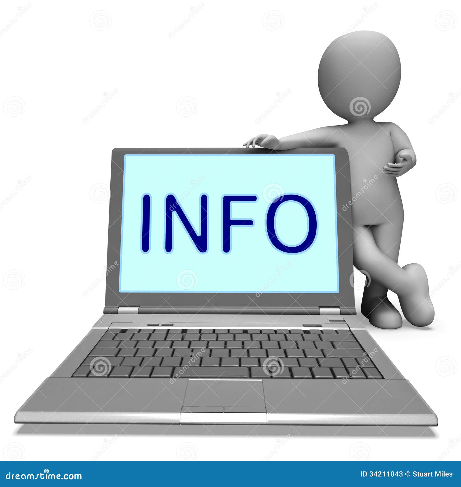 Info on Laptop Means Information Knowledge and Assistance Online Stock ...