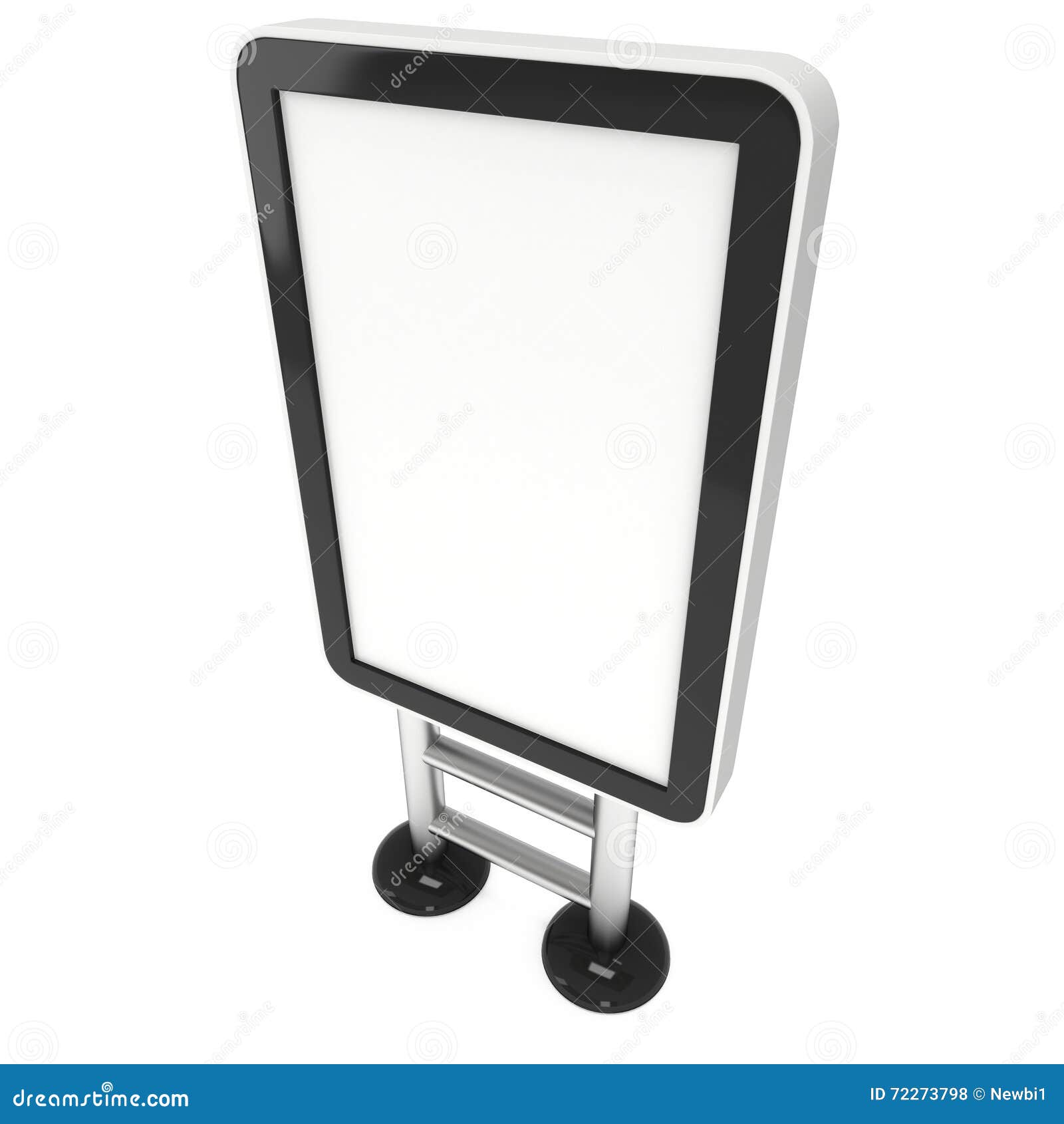 Info LCD Screen Floor Stand. Stock Illustration - Illustration of ...