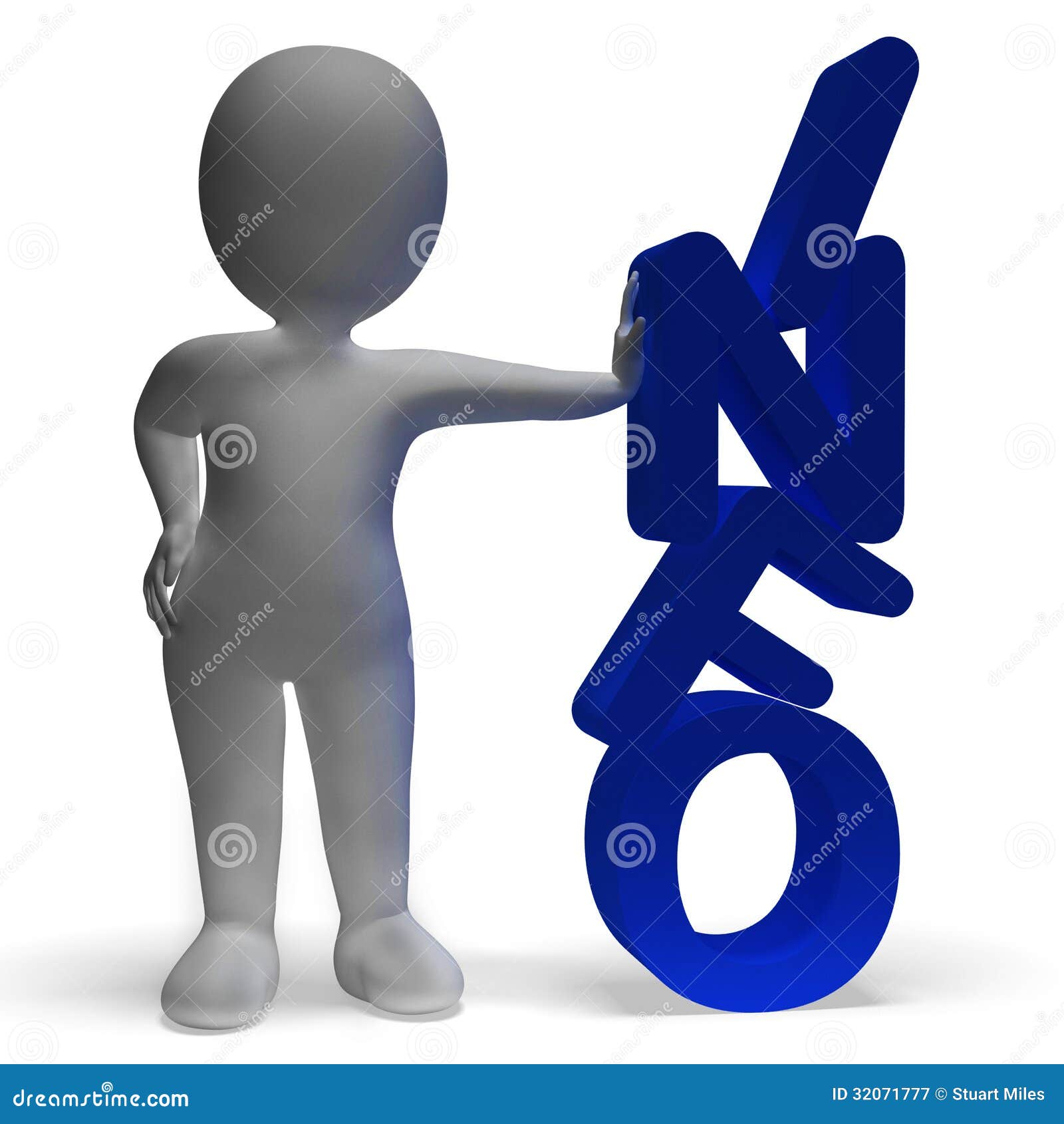 Info Letters and Man Shows Information and Support Stock Illustration ...