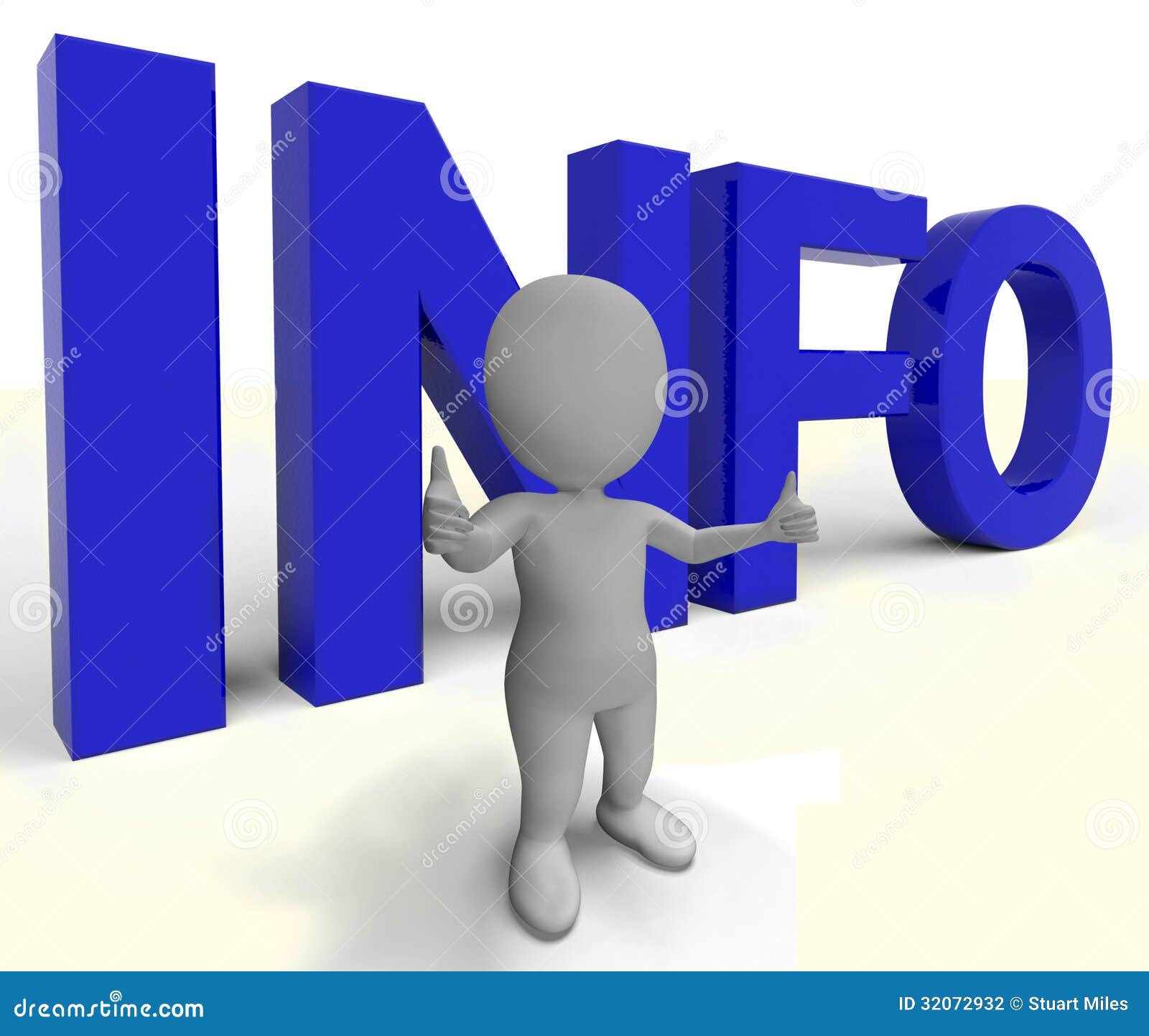 Info Letters Shows Information Knowledge Stock Illustration ...