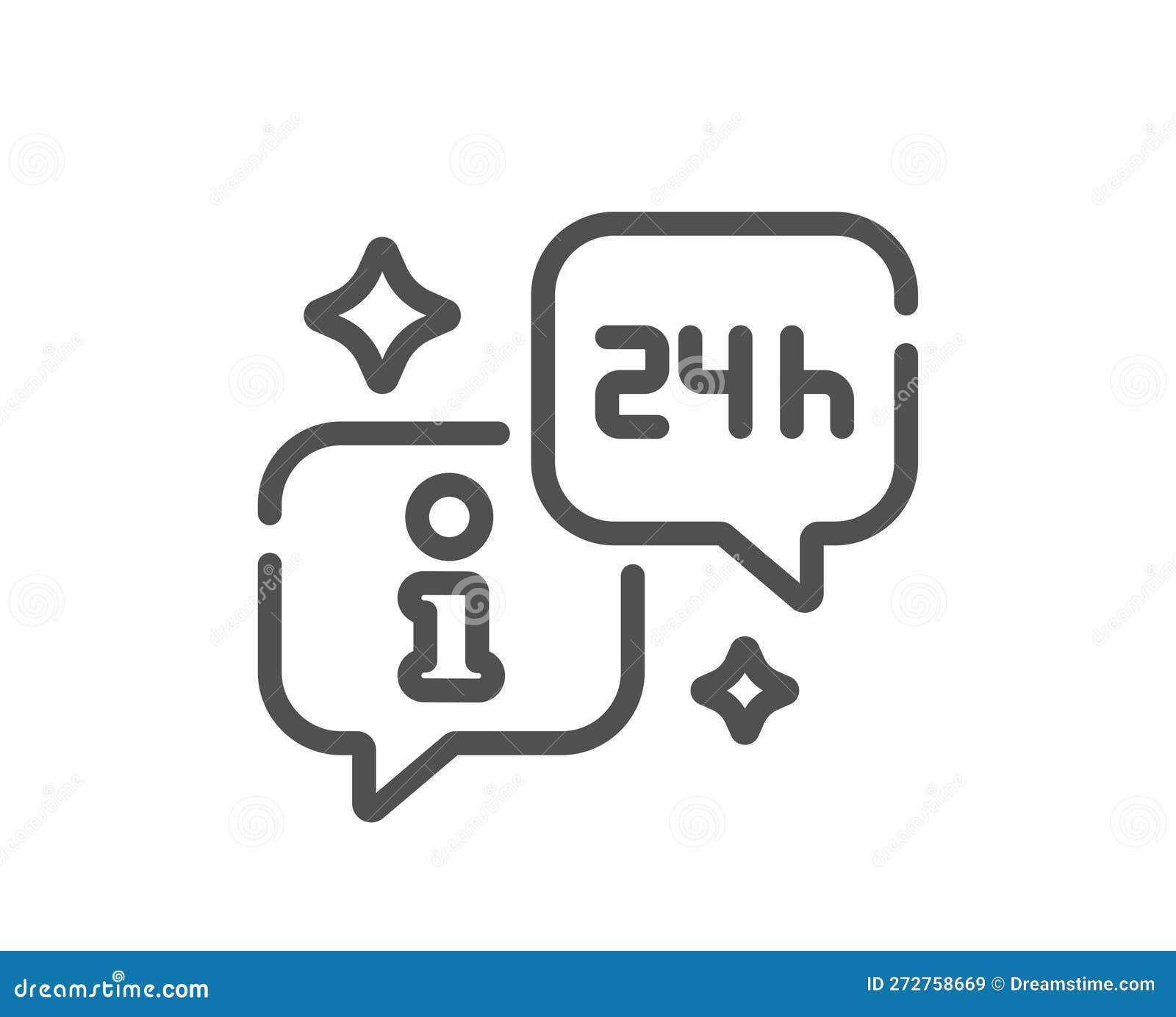 INFORM Stroke Icon In Black Cartoon Vector | CartoonDealer.com #342645757