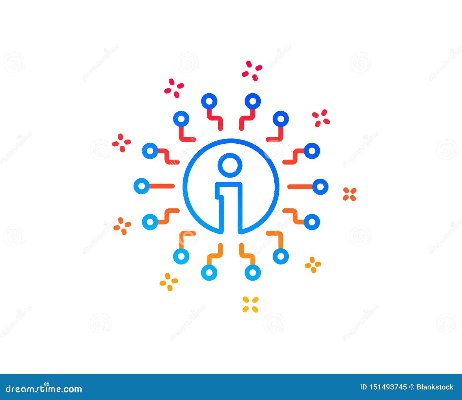 Info Line Icon. Information Center Sign. Vector Stock Vector ...