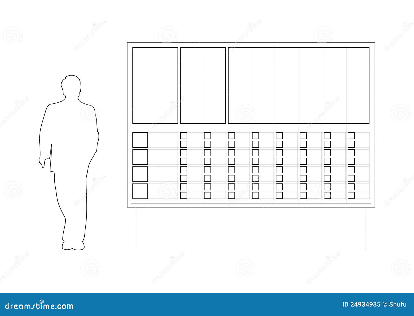 Info panel stock vector. Illustration of information - 24934935