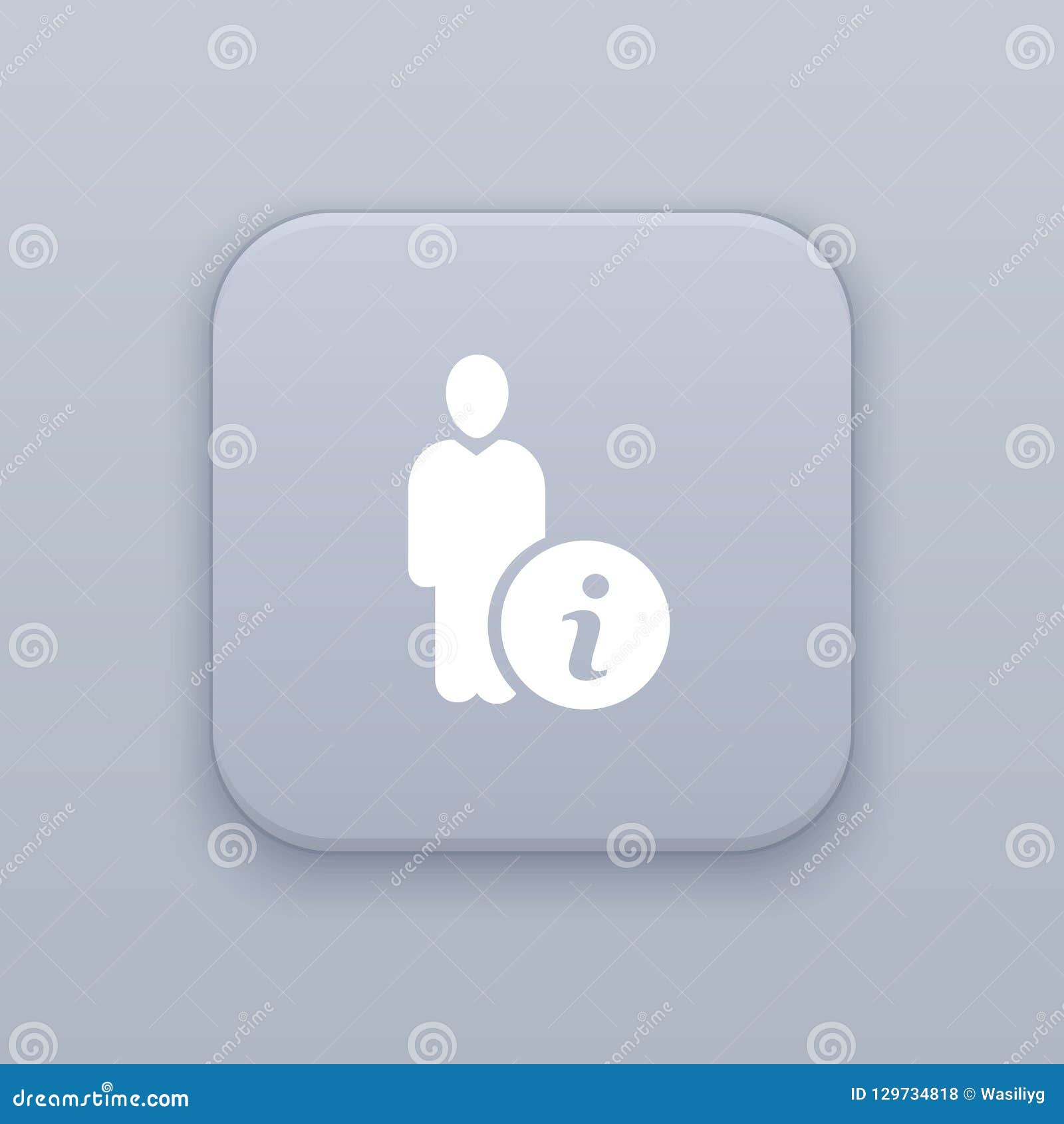 Info People Button, Best Vector Stock Vector - Illustration of ...