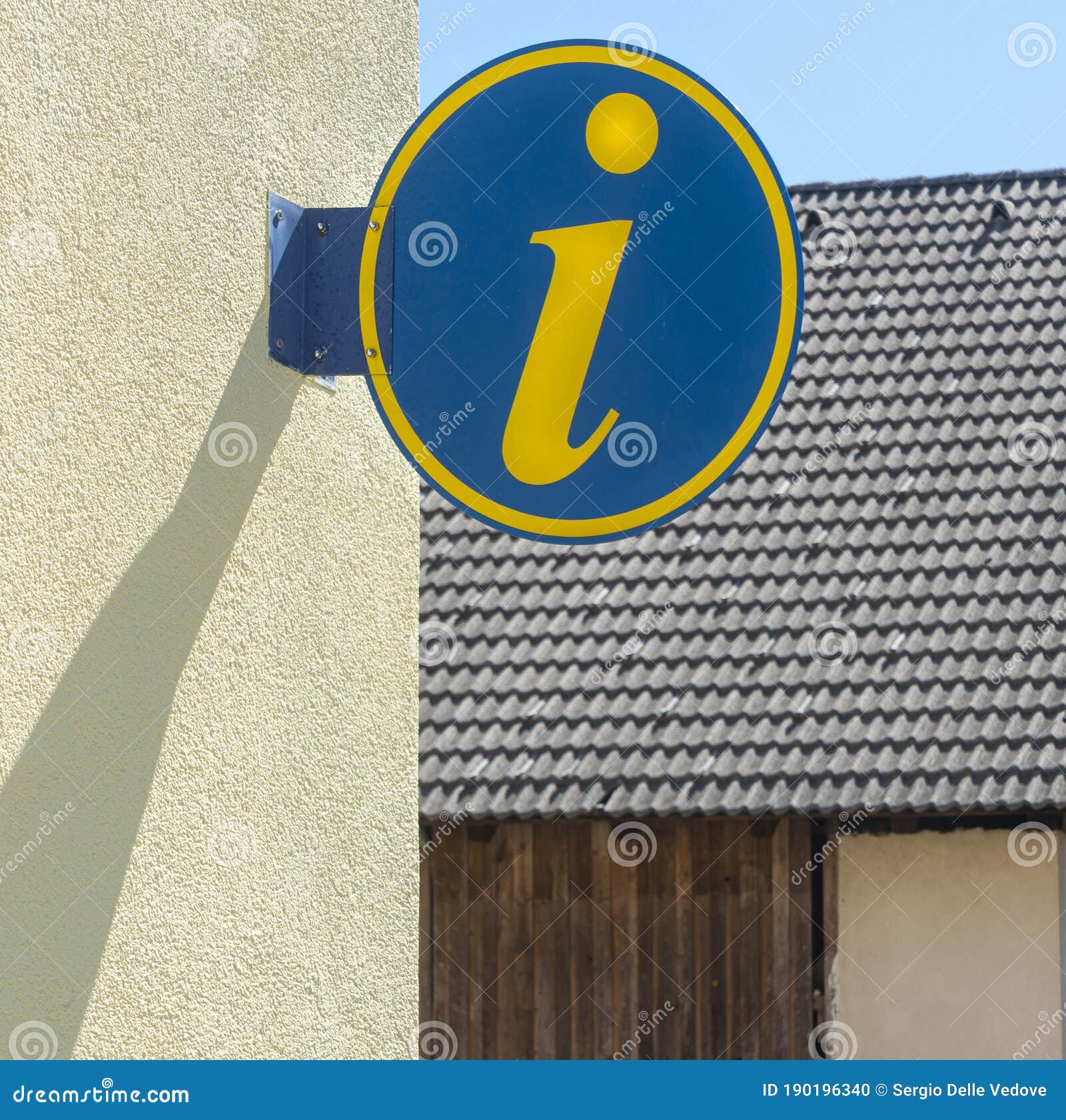 Info point sign stock photo. Image of isolated, place - 190196340