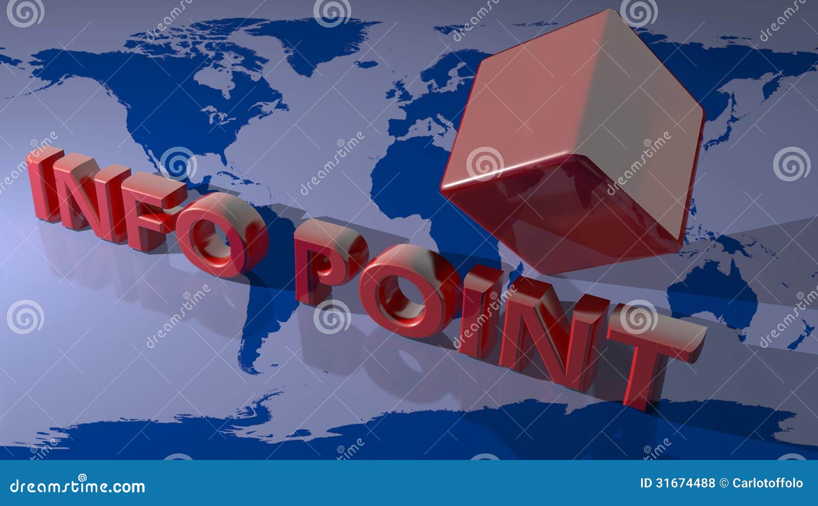 Info point stock illustration. Illustration of office - 31674488