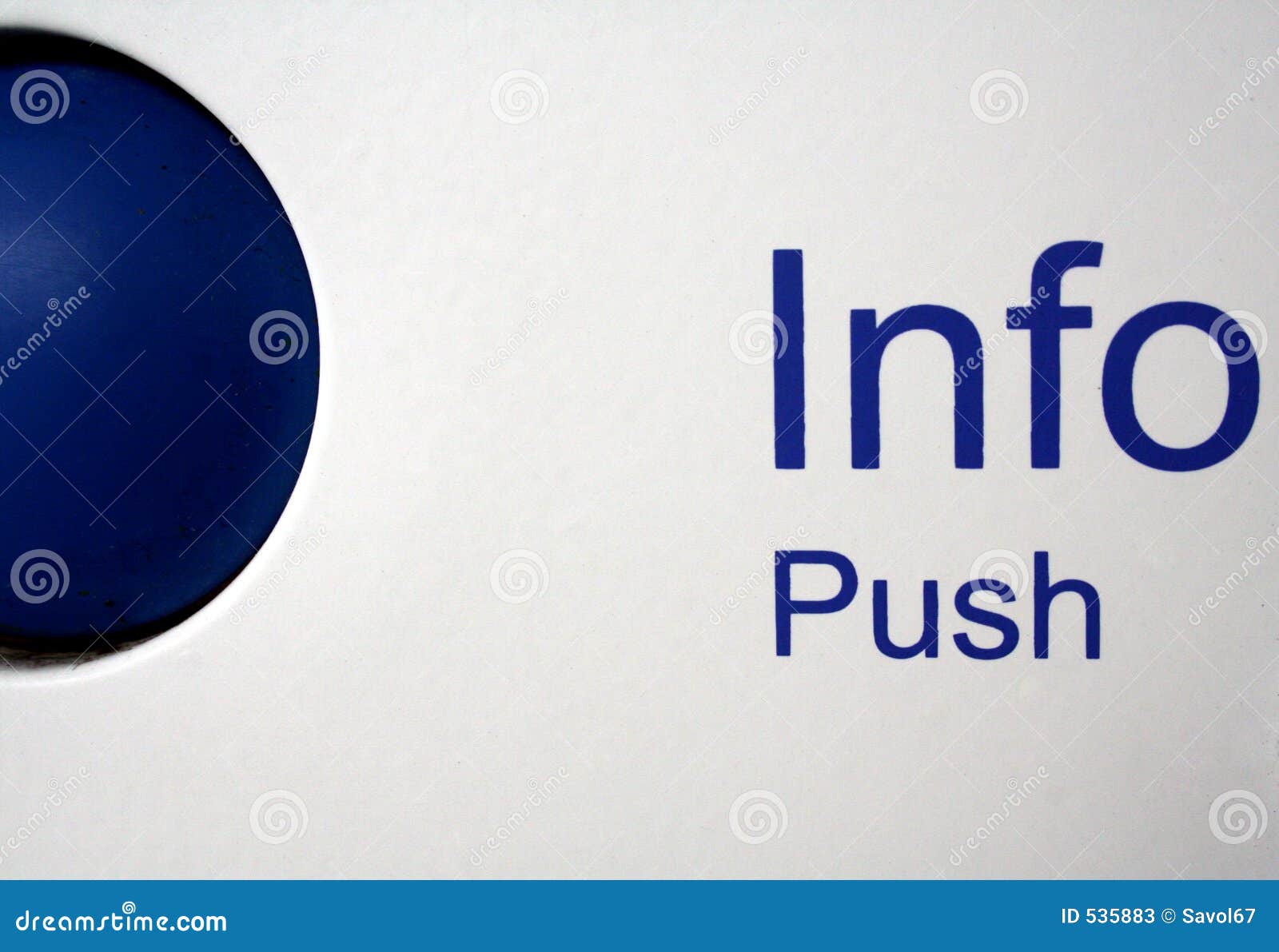 Info Push stock image. Image of internet, assertion, advice - 535883